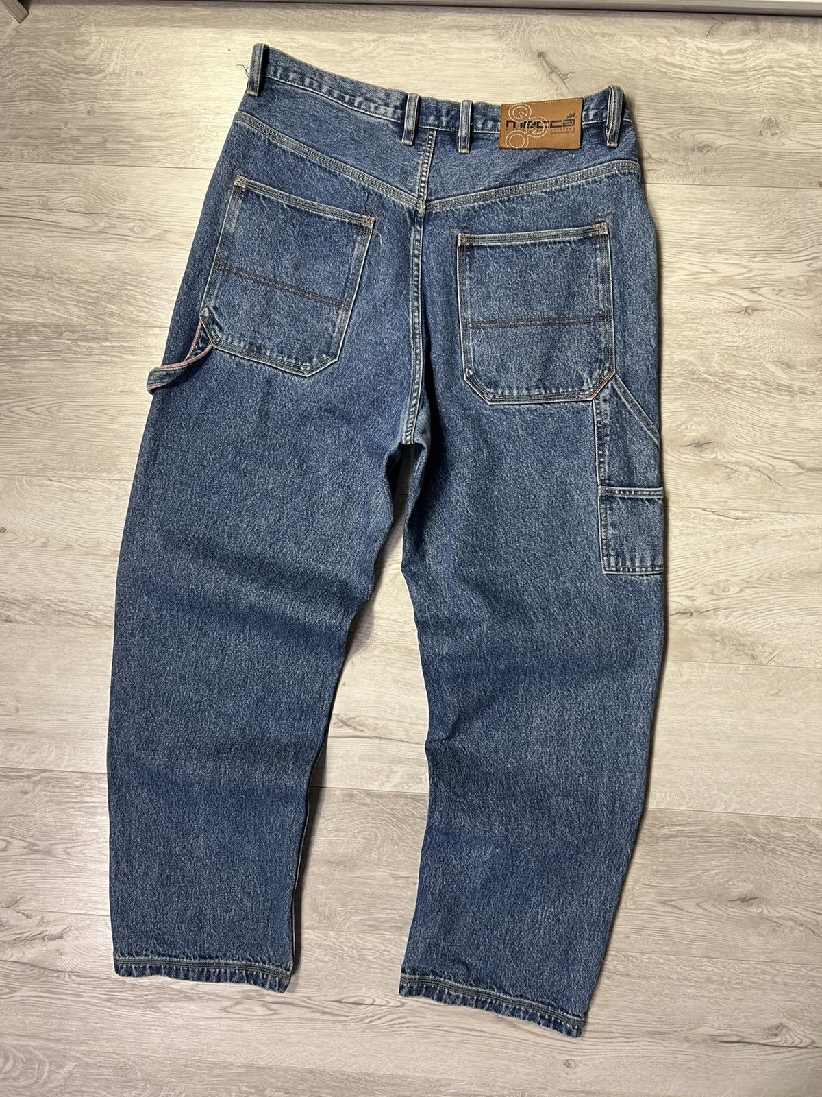 Mecca × Streetwear × Vintage Rare Vintage Mecca USA Denim Baggy Jeans ...