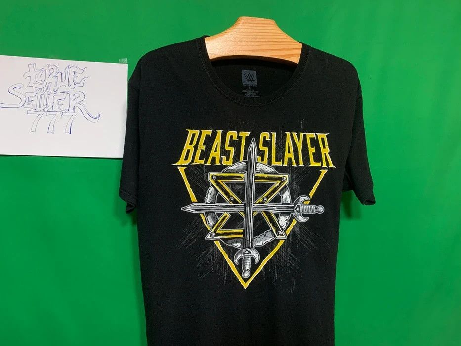 Vintage vintage T-Shirt WWE " beast slayer " | Grailed