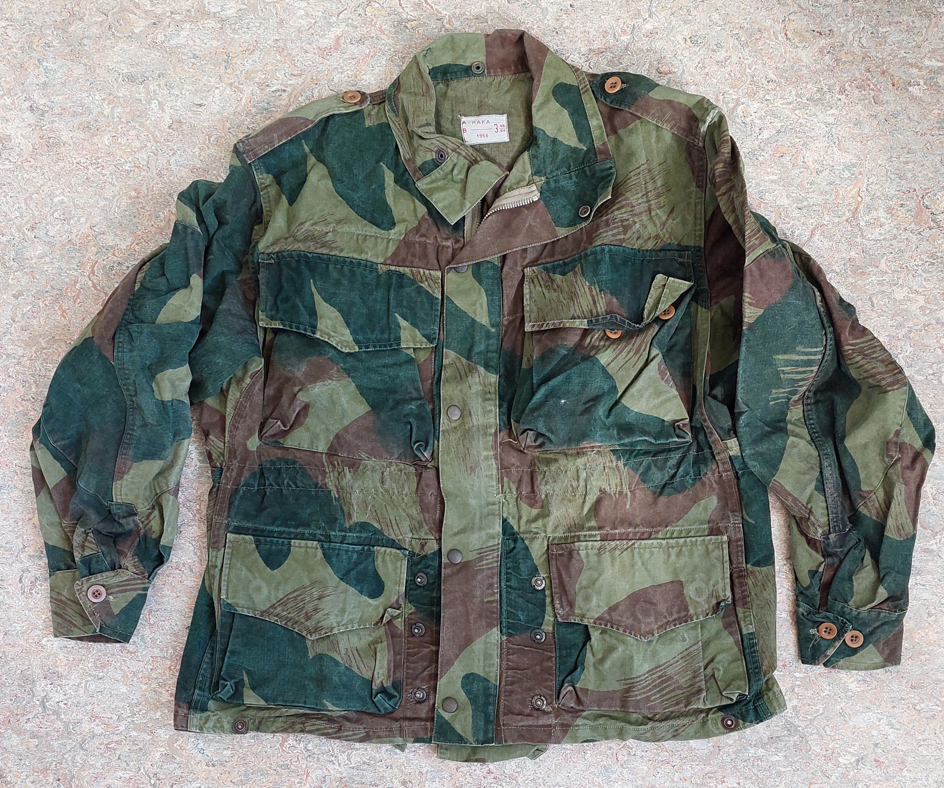 Military × Vintage Original 1950s Belgian Army Moon & Balls Camo ...