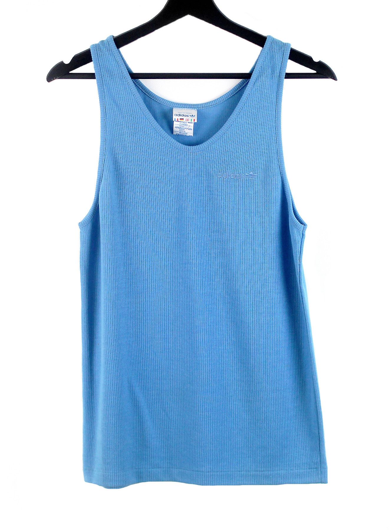 Adidas × Vintage NOS 70s 80s vintage OG DS tank top singlet Ventex ...