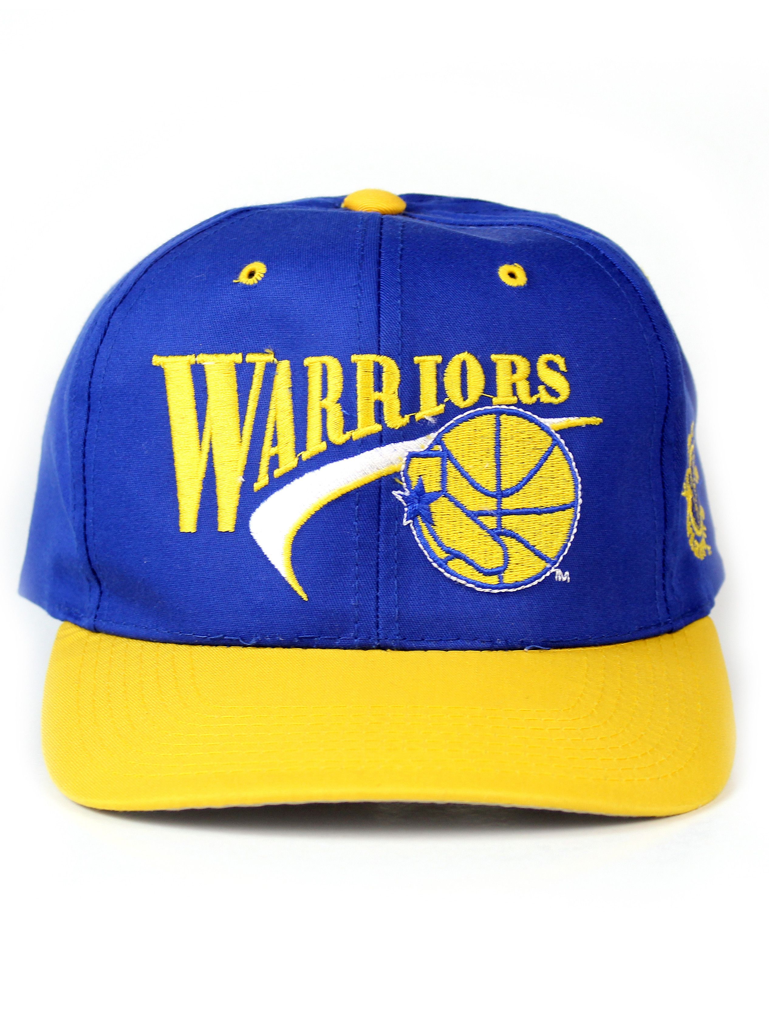 Vintage NOS 90s vintage NBA Golden State Warriors snapback cap DS | Grailed