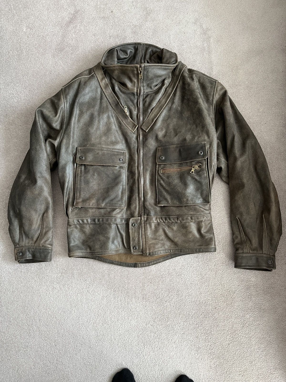 Giorgio Armani Mani x Giorgio Armani 1970’s Leather Jacket | Grailed
