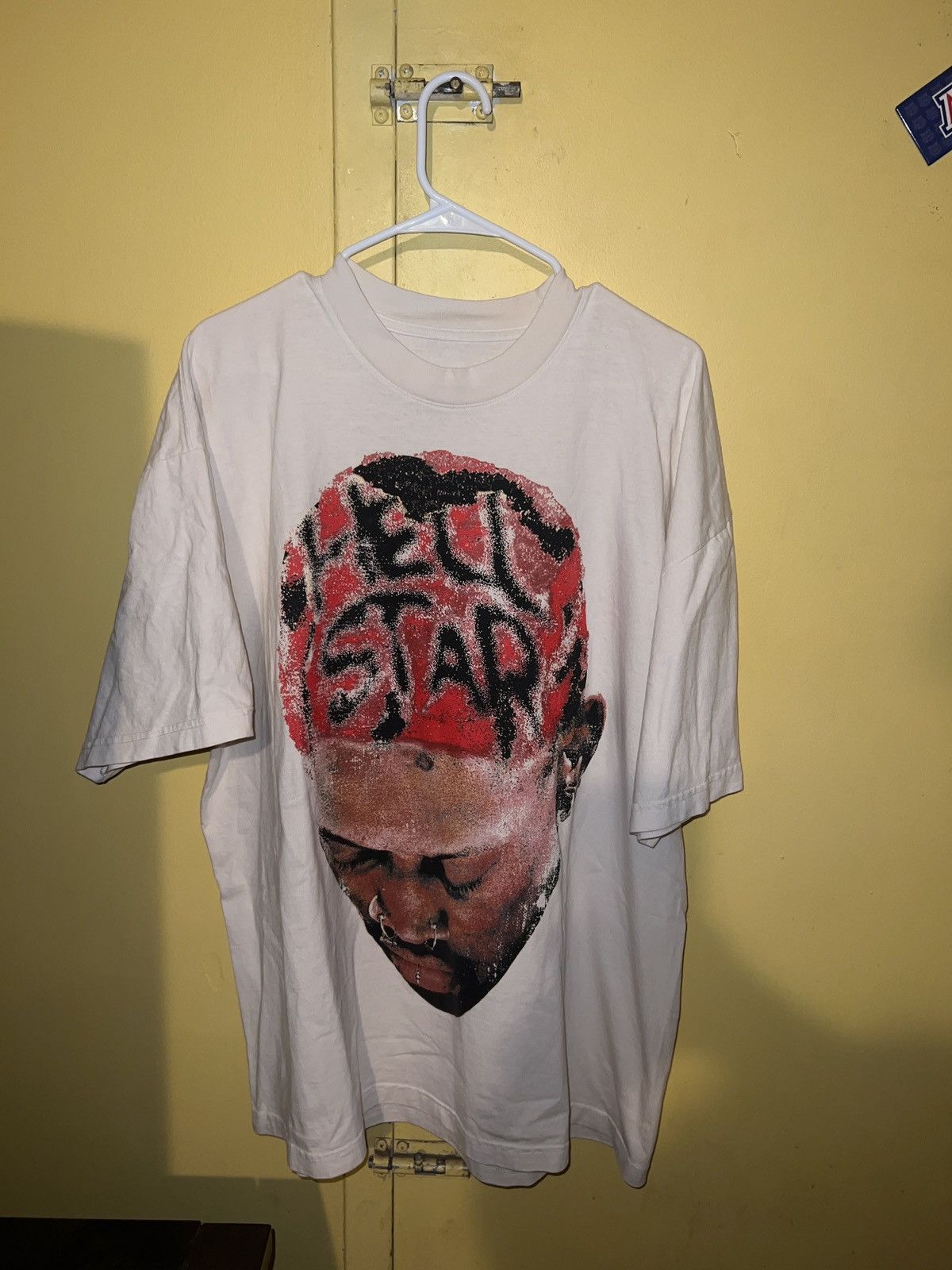 Streetwear Hellstar Dennis Rodman 1 year anniversary tee | Grailed