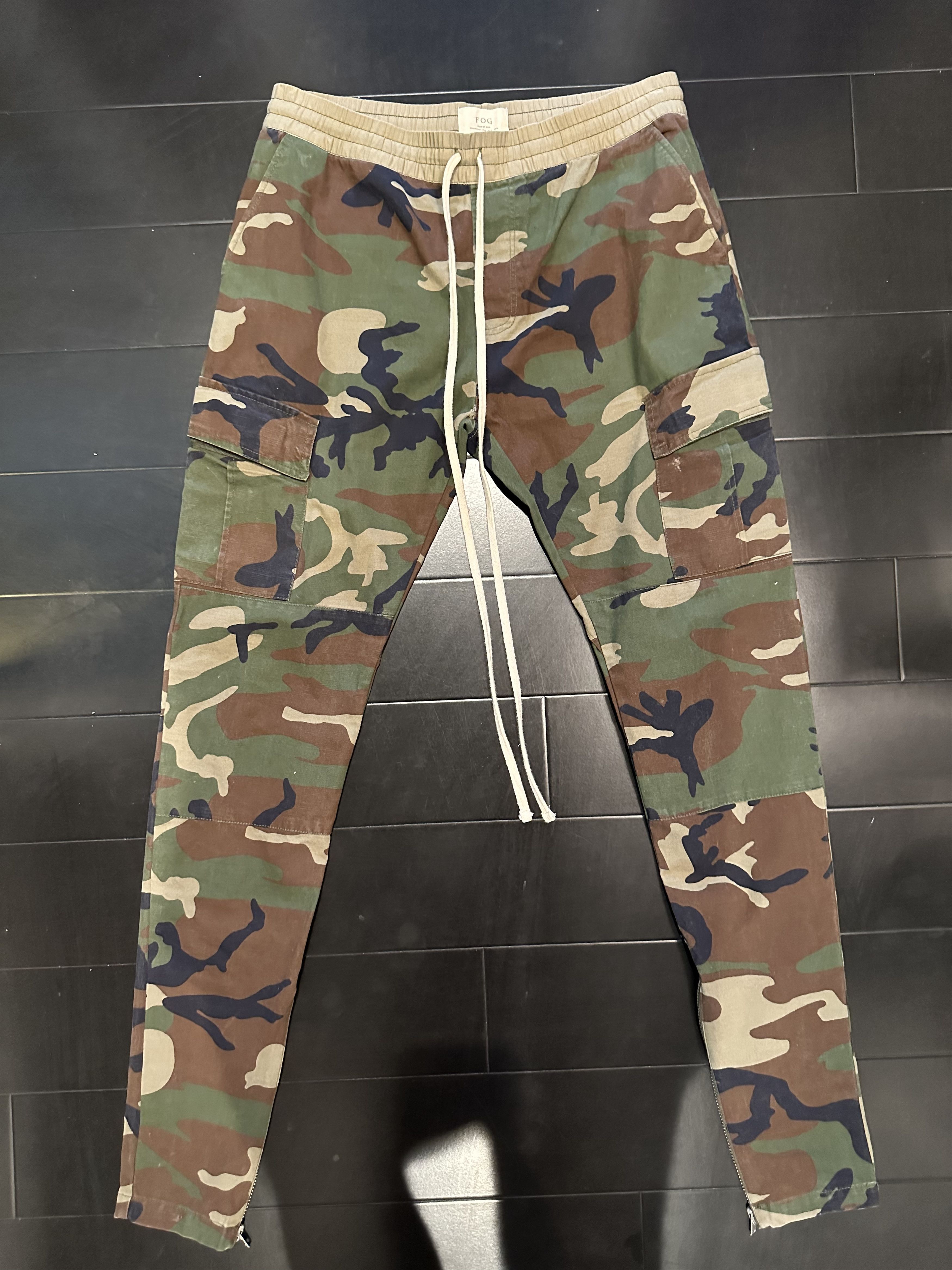 Essentials Fog Essentials Camo Cargo Grailed