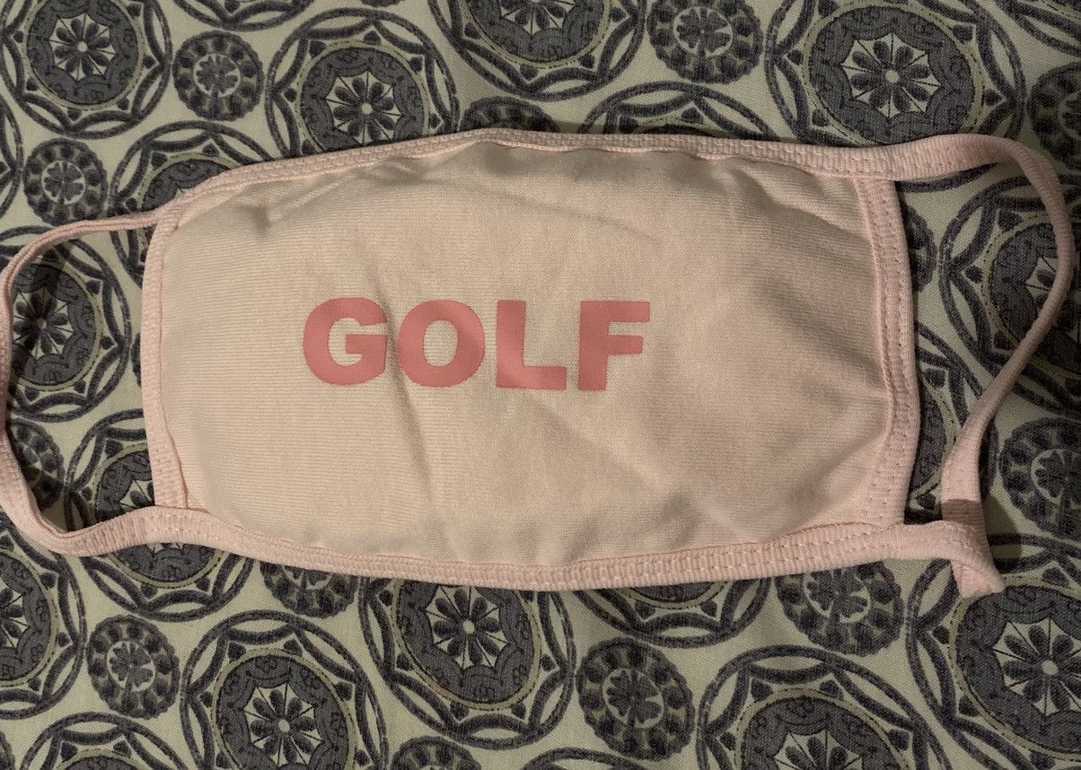 Golf Wang Golf Wang Face Mask Pink | Grailed