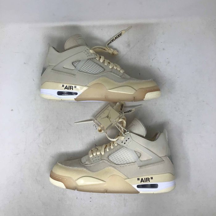 Jordan Brand Off White X Wmns Air Jordan 4 Retro Sp Sail Grailed