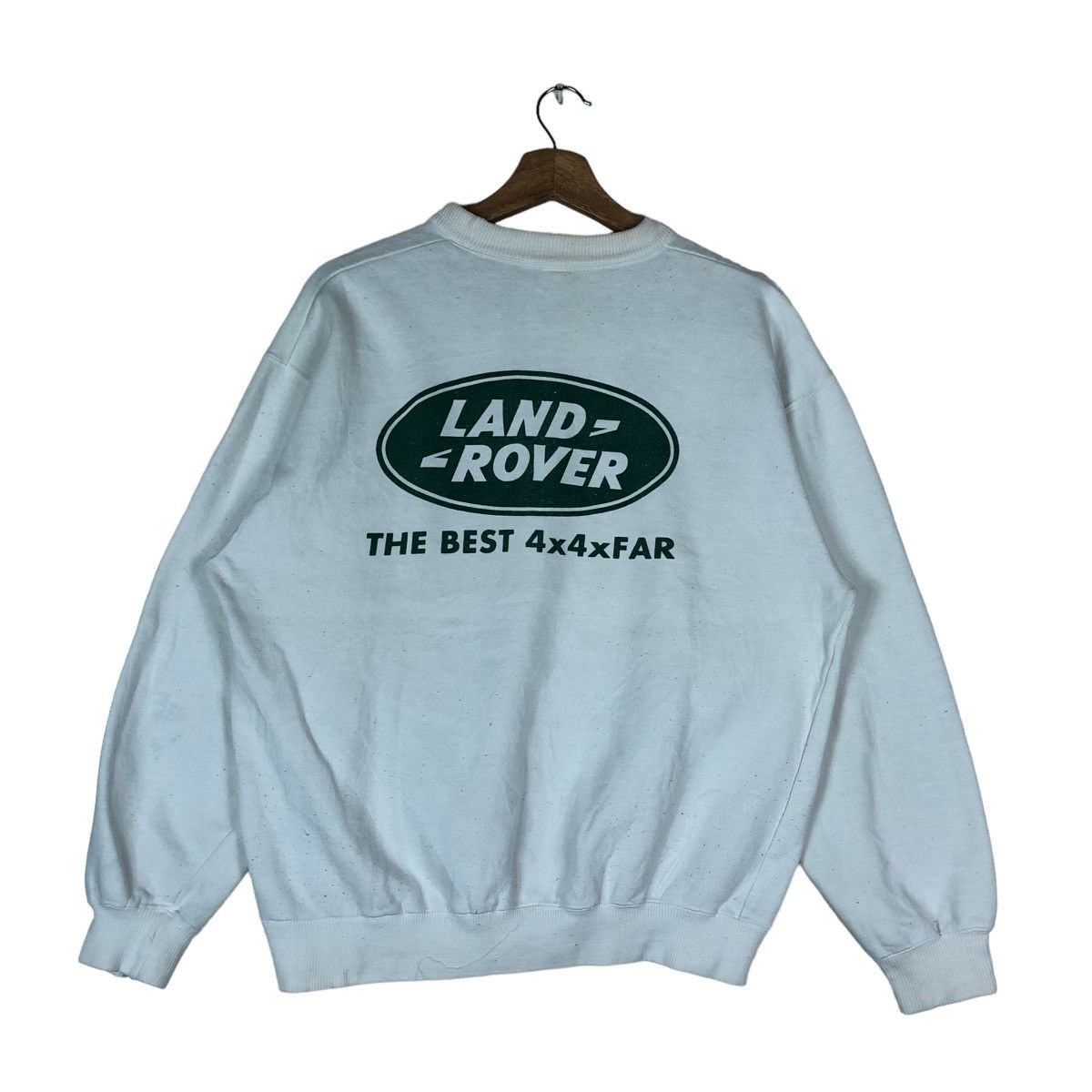 Vintage Land Rover The Best 4x4xFar Pullover Jumper Sweatshirt | Grailed
