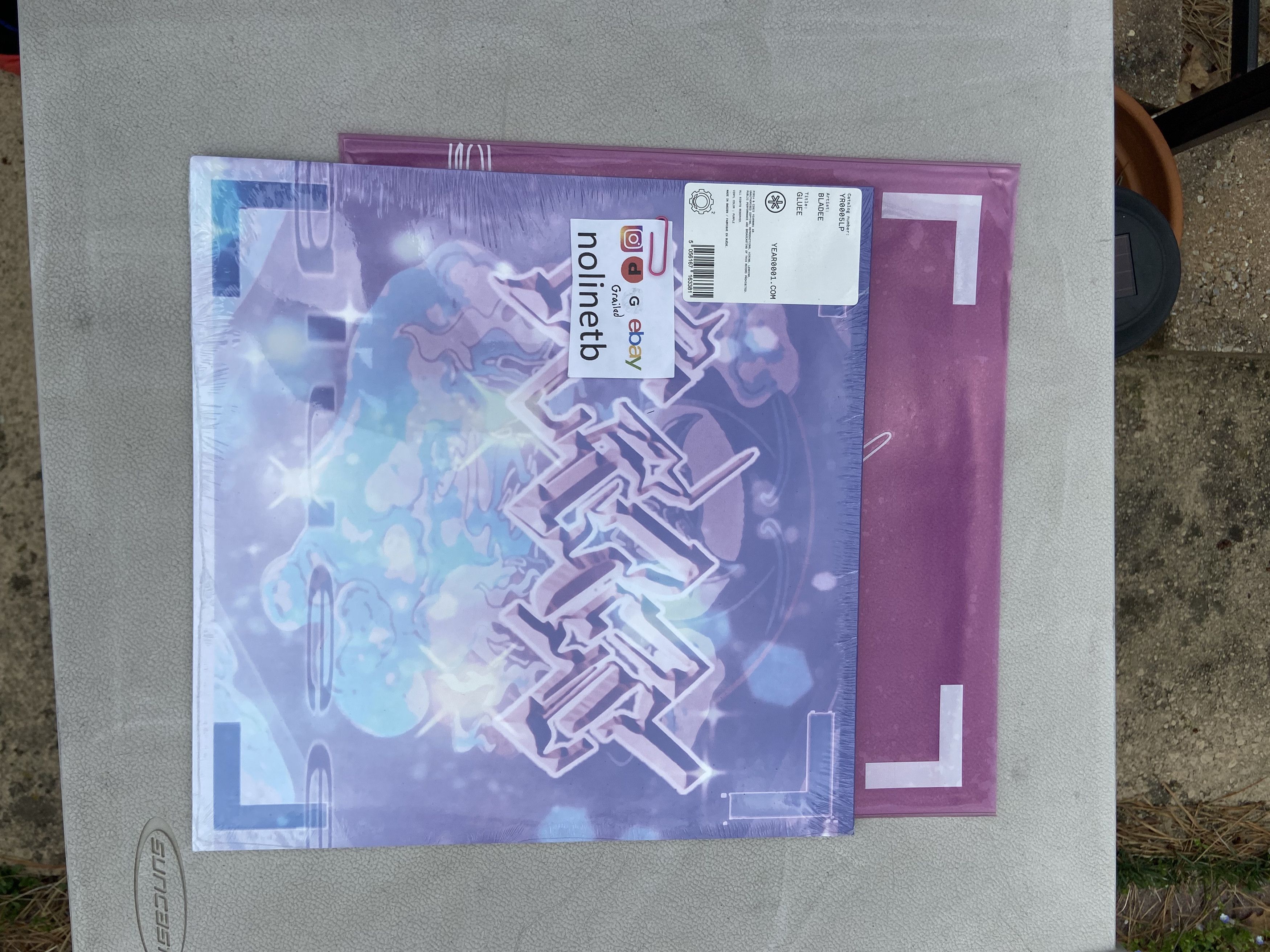 Sad Boys Bladee Gluee 12" Vinyl (2nd pressing, Purple) | Grailed