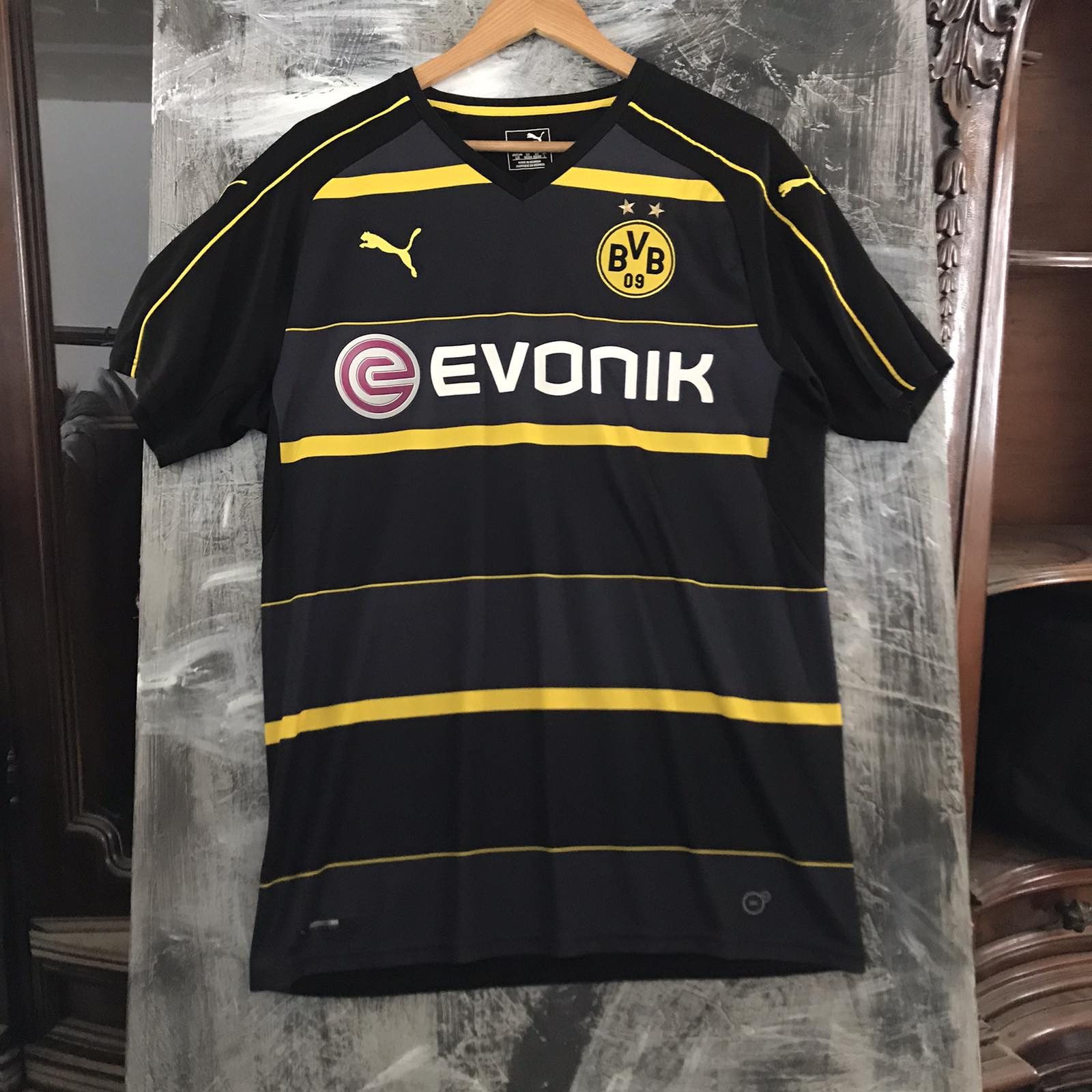 Puma Puma Borussia Dortmund BVB soccer jersey L evonik | Grailed