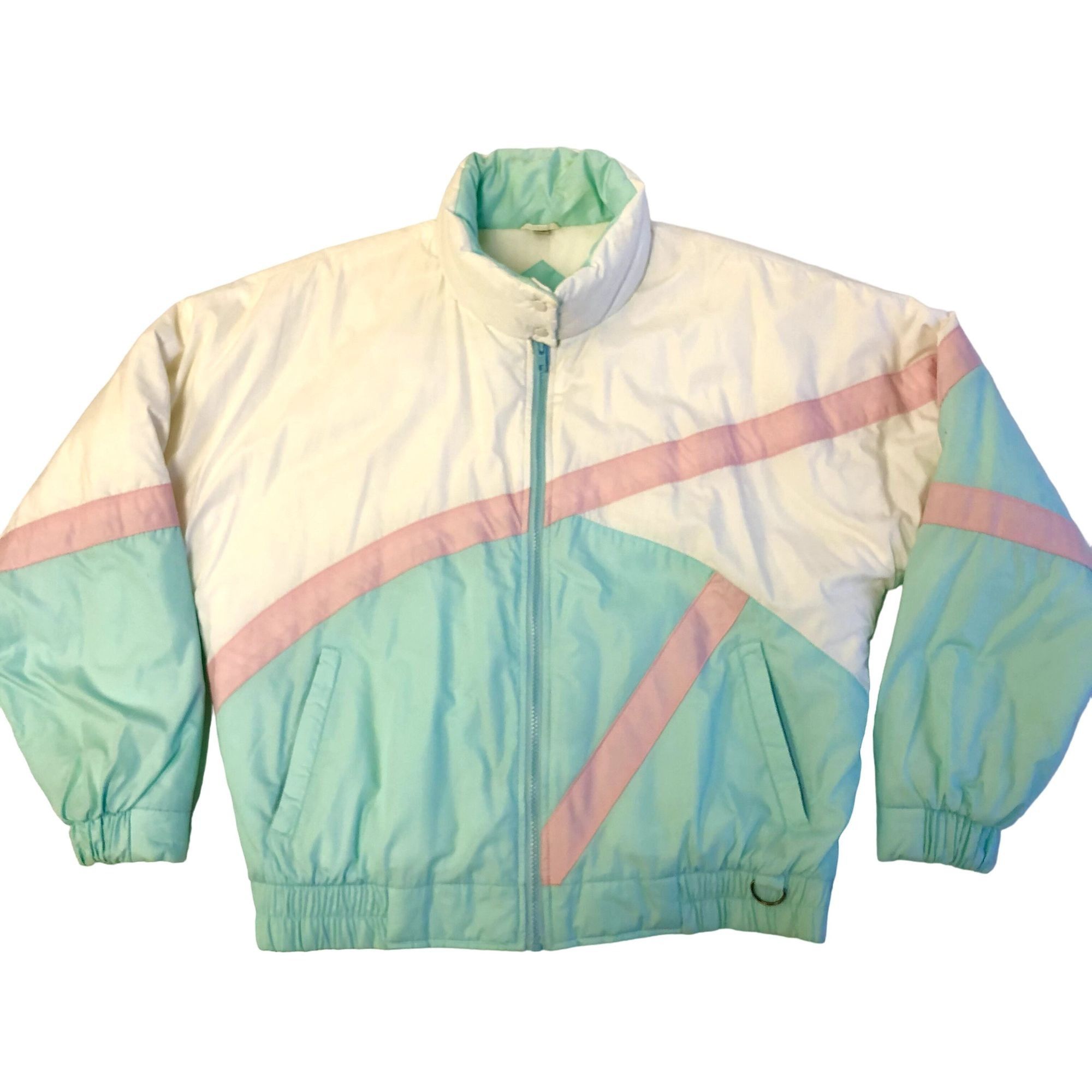 Omega 80's Omega SKI JACKET PASTEL Puffer Snow SKIING Winter Coat | Grailed