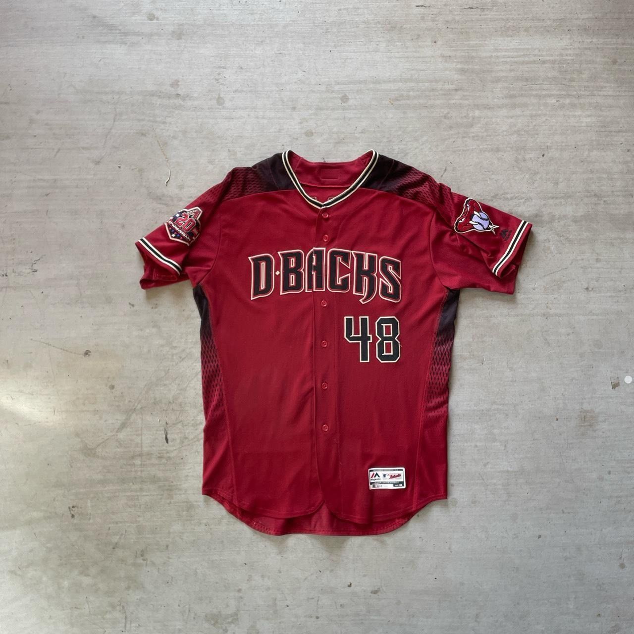 Majestic × Streetwear × Vintage Arizona Diamondbacks Randall Delgado ...