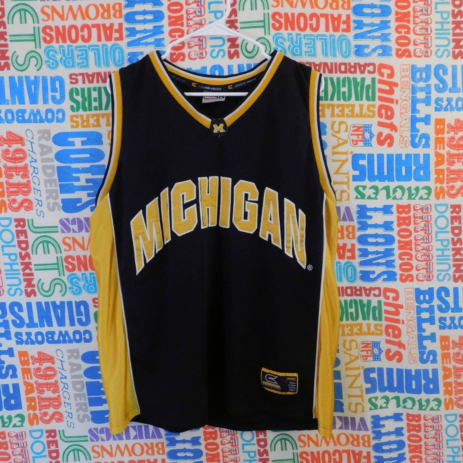 Steve And Barrys Colosseum University Of Michigan Basketball Jersey ...