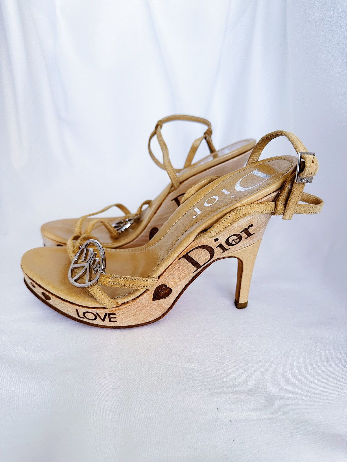 Dior Dior sandals with platforms Love Dior | Grailed