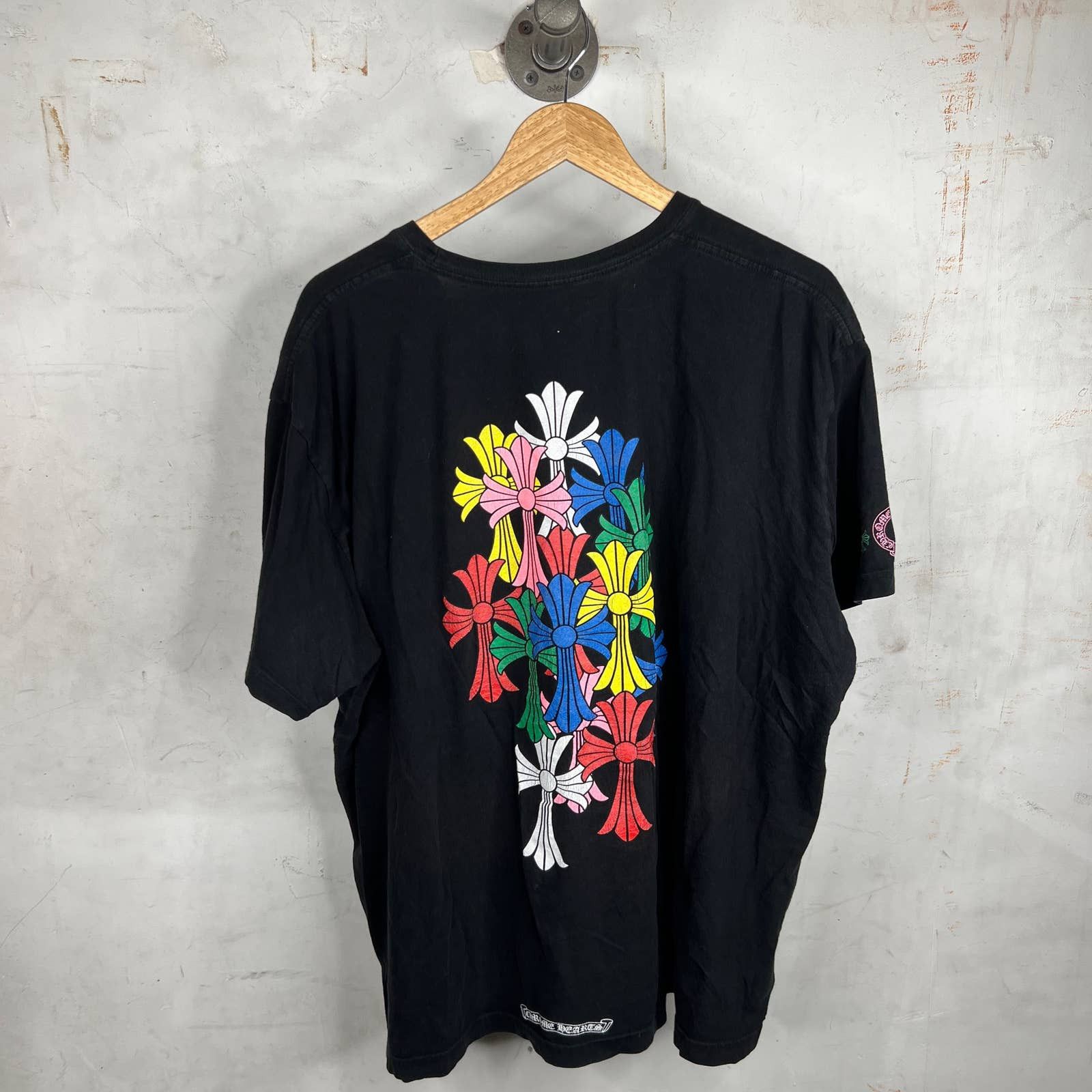 Chrome Hearts Chrome Hearts Rainbow Cross Pocket T-Shirt | Grailed