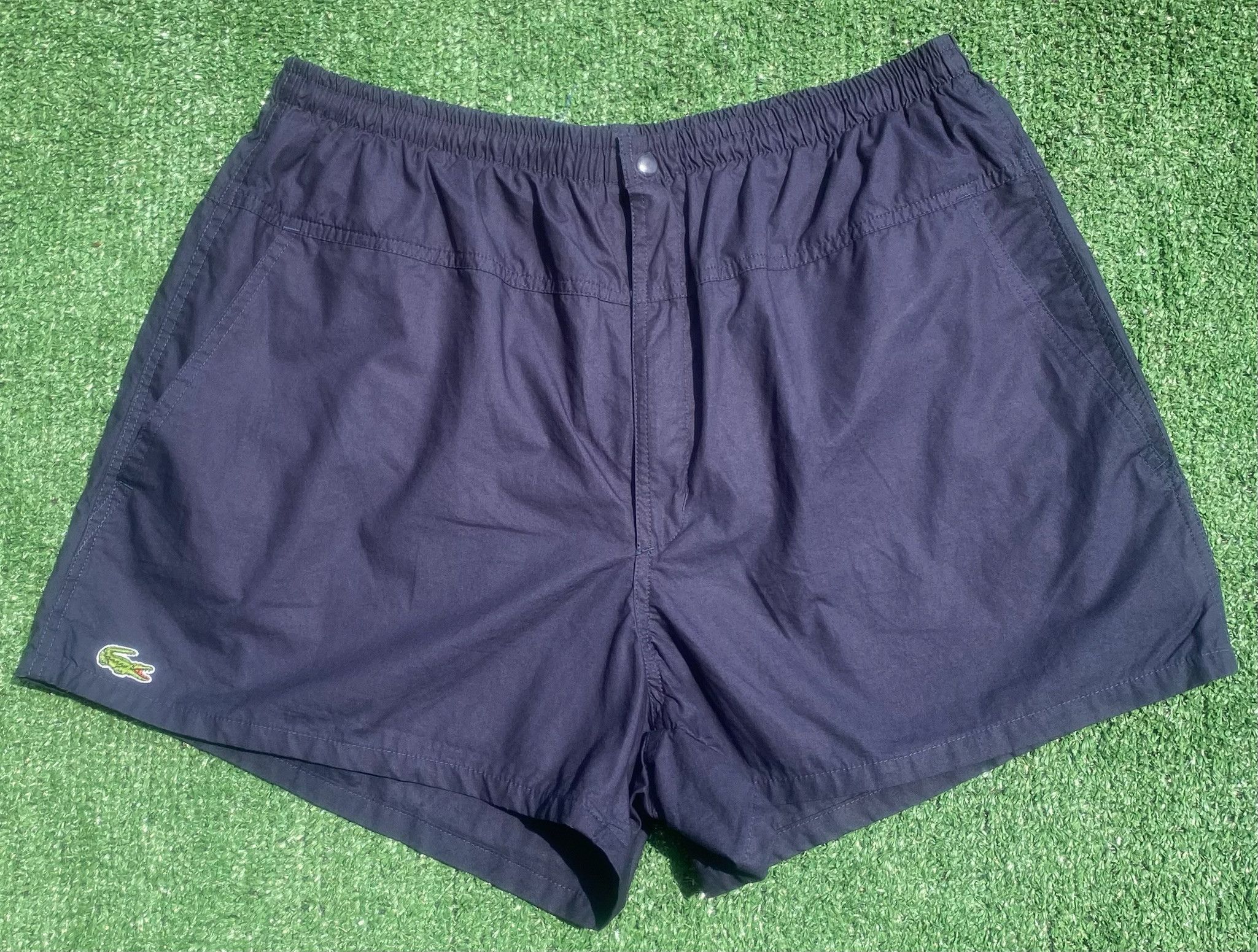 Izod Vintage 90s Izod Lacoste Swim Trunks Gator Logo Medium | Grailed