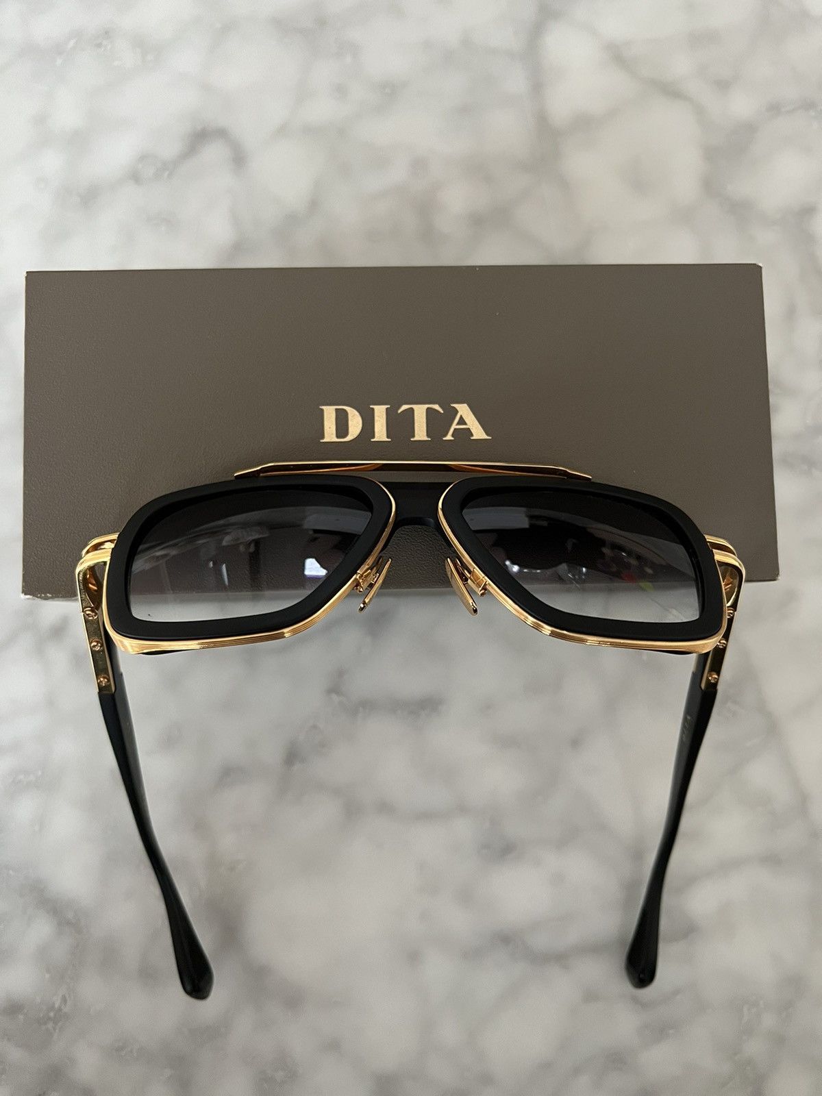 Dita Dita LXN-EVO Black/Gold Sunglasses | Grailed