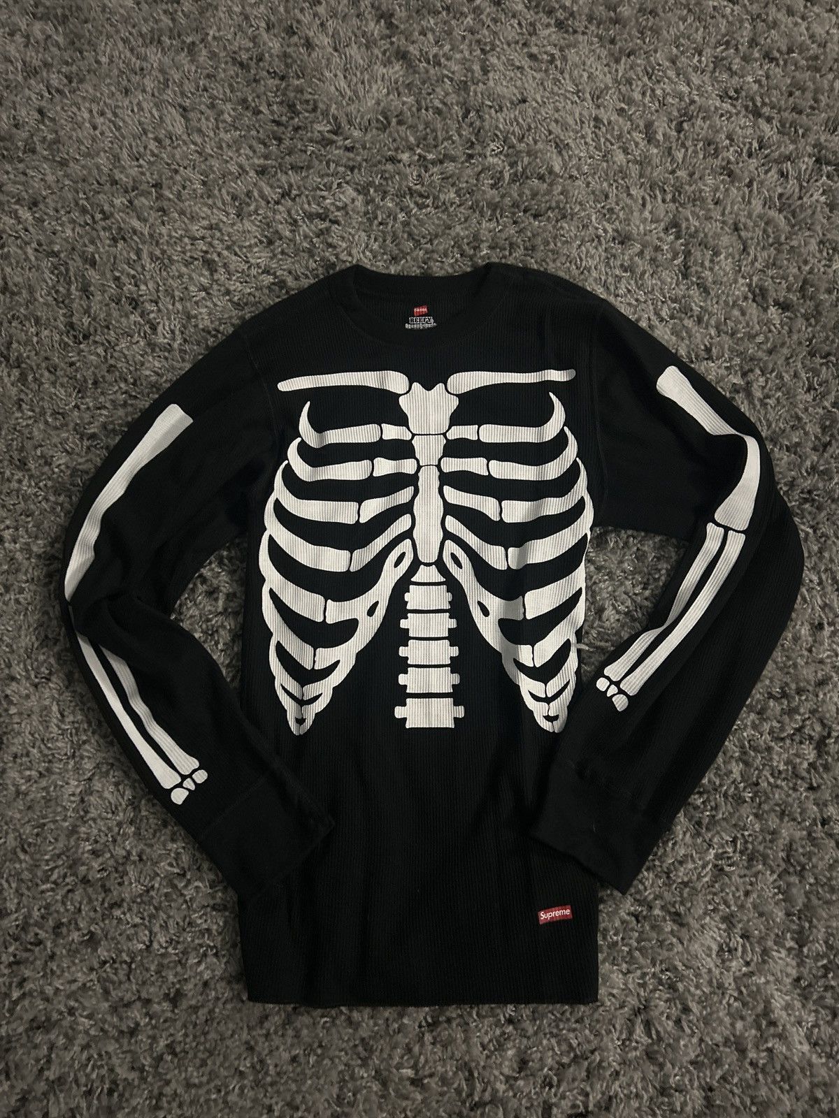 Hanes × Supreme Supreme Skeleton Thermal | Grailed