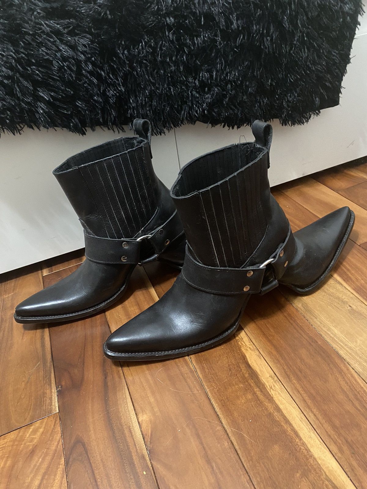 Hood By Air Hood By Air Sample ss17 Double Cowboy Boot | Grailed
