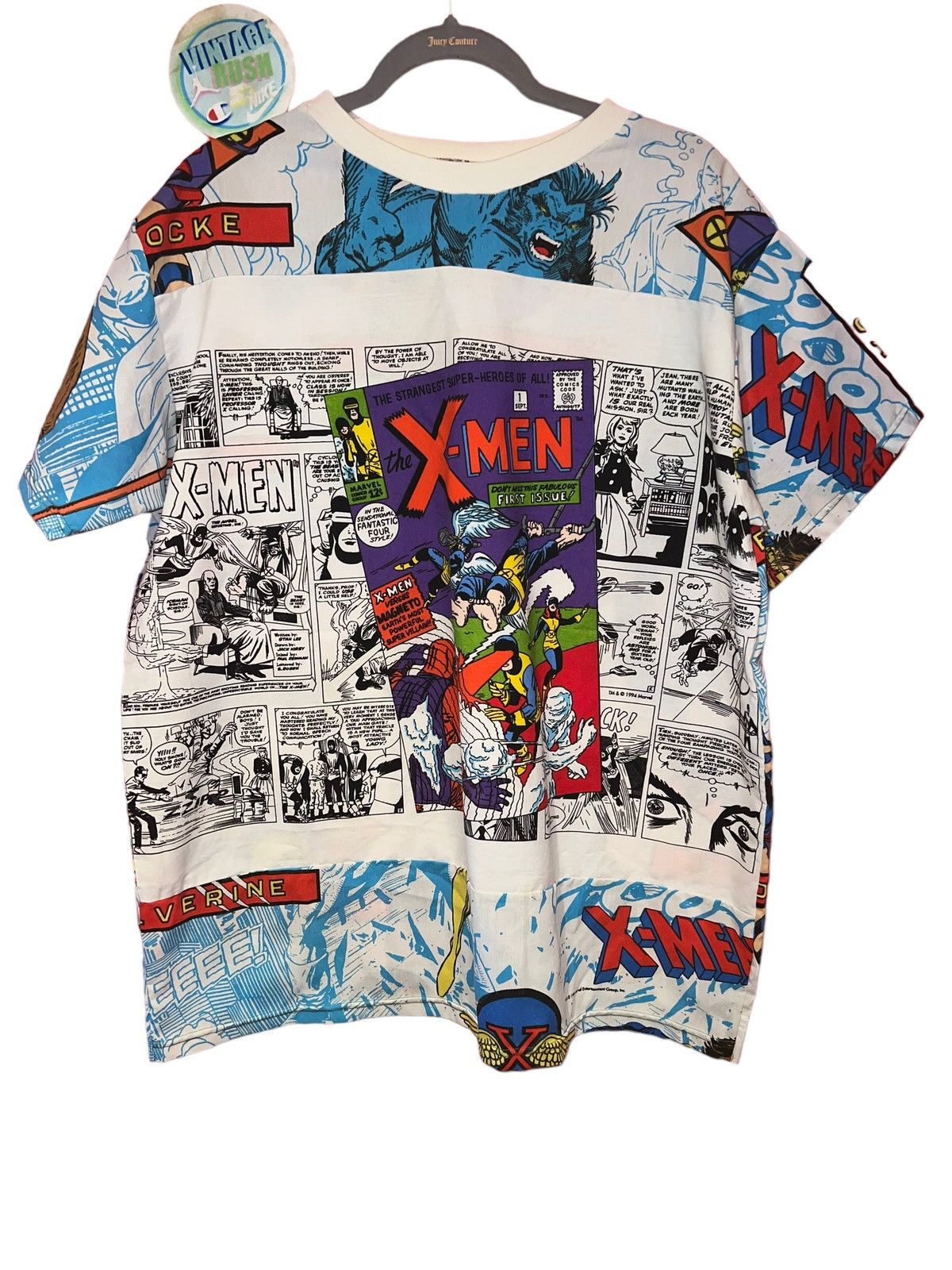 Vintage X-men vintage 1994 mega print dated Rare shirt tee comic | Grailed