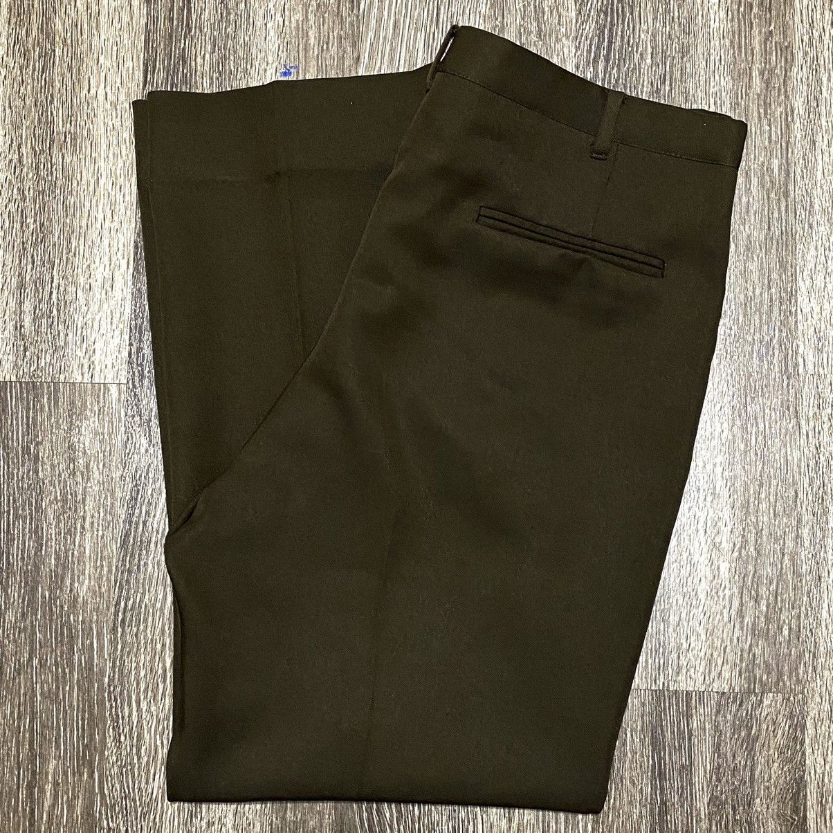 Streetwear × Vintage Vintage 80’s Sansa Belt Pleated Flare Slacks | Grailed