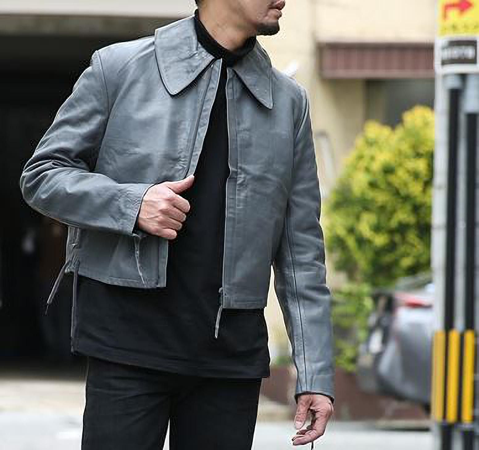 Vintage Vintage German Submarine U-Boat Cropped Leather Jacket | Grailed