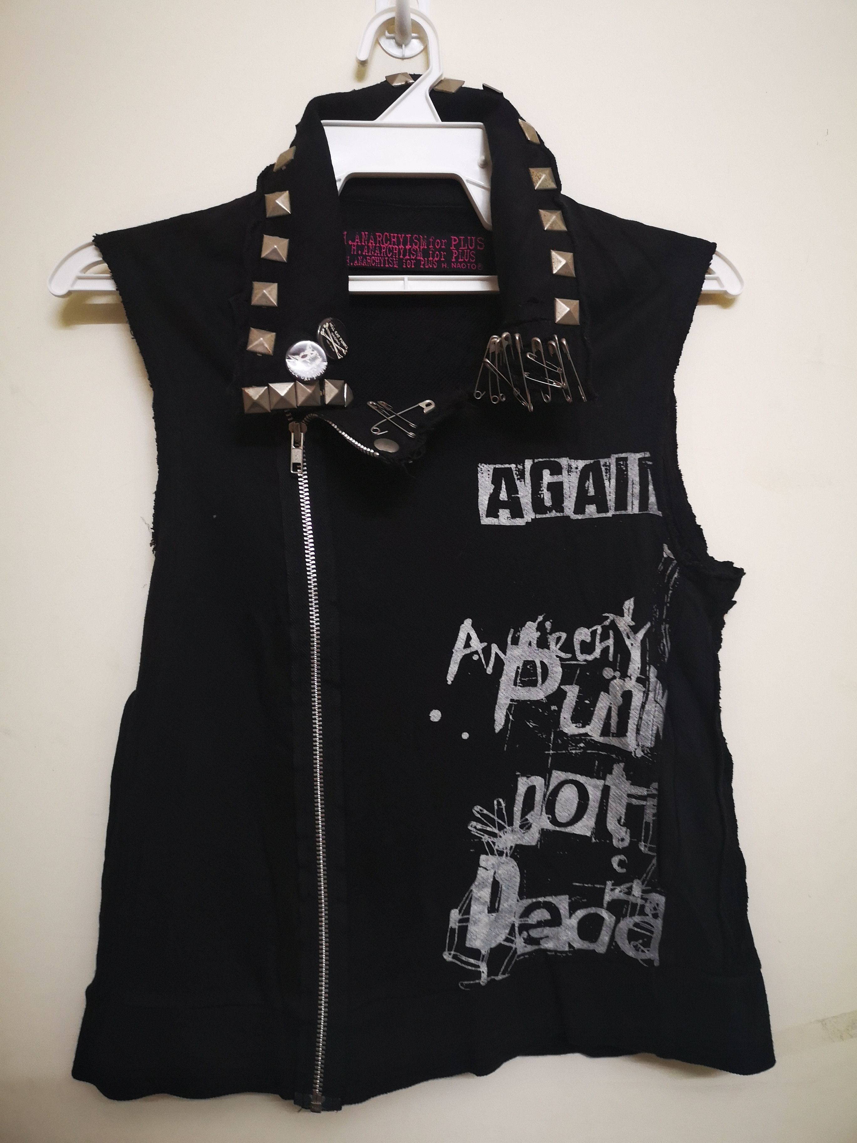 Japanese Brand Anarchy Vest Punk Style | Grailed