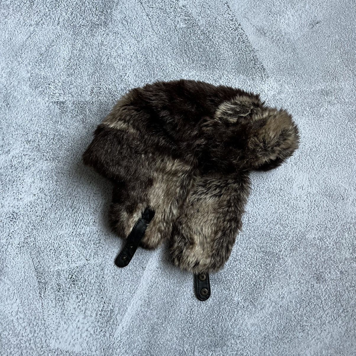 Avant Garde × Japanese Brand × Vintage Vintage Soviet Era Ushanka Fuzzy ...