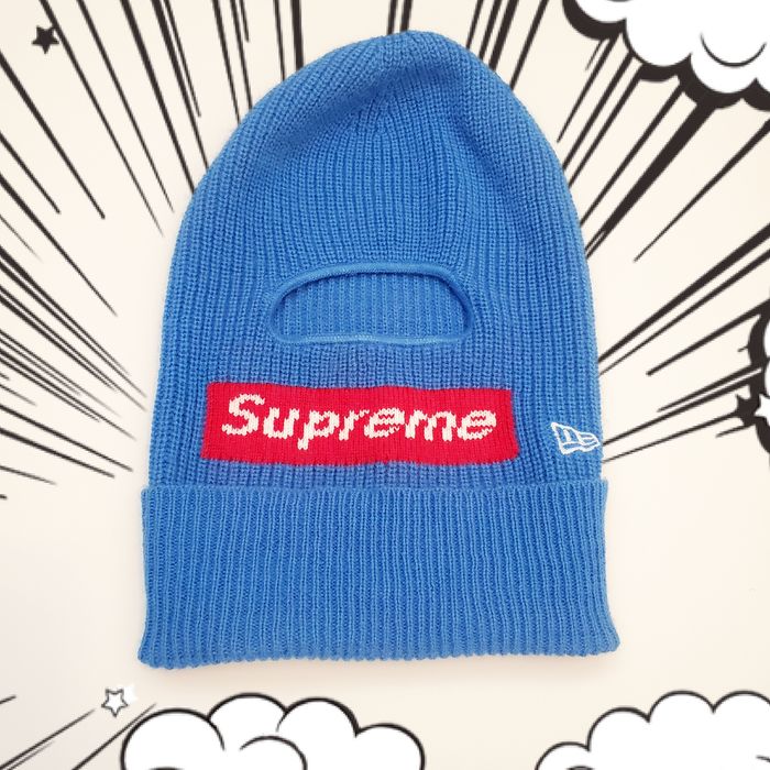 Supreme Supreme x Blue New Era Box Logo Balaclava FW21 (FW21BN58) | Grailed