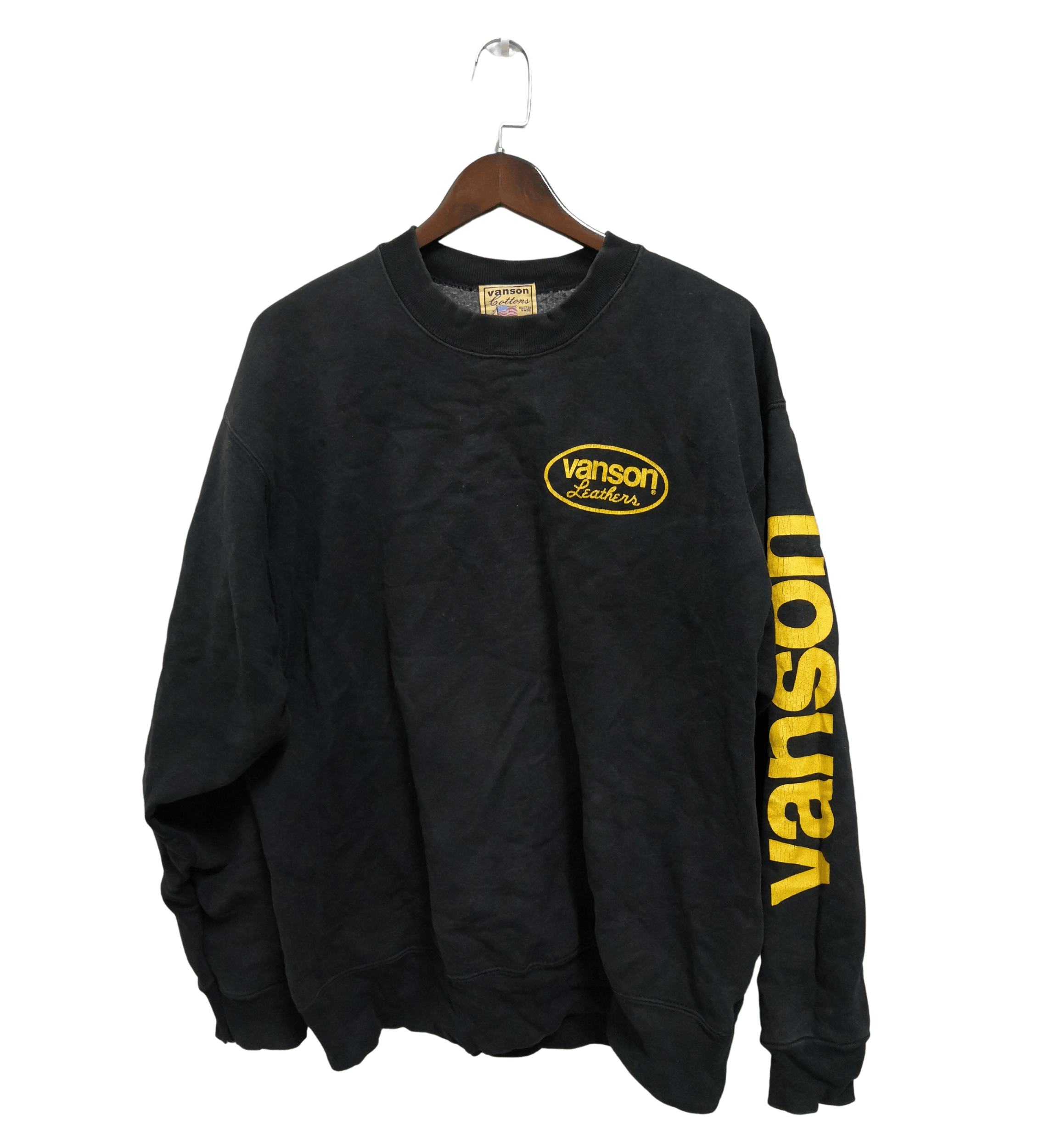 Vanson Leathers × Vintage Vintage Vanson Big Logo Sweatshirt | Grailed