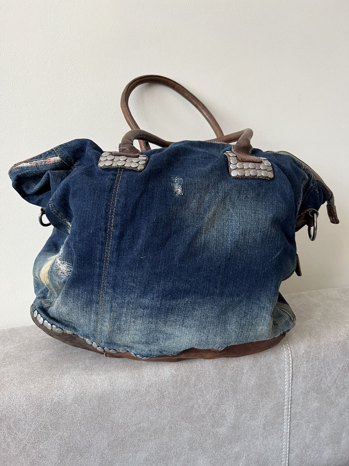 Diesel Diesel Denim Leather Bag | Grailed