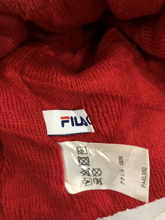Vintage Vintage Fila Small Logo Beanie Hat | Grailed