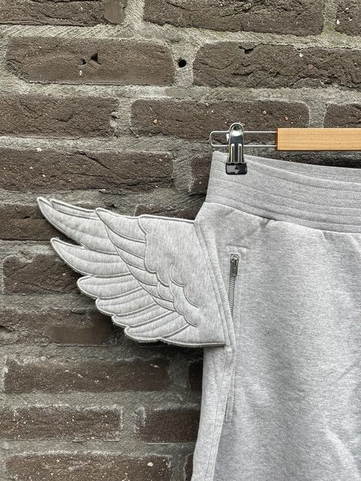 Adidas Grey Angel Wings Sweatpants | Grailed