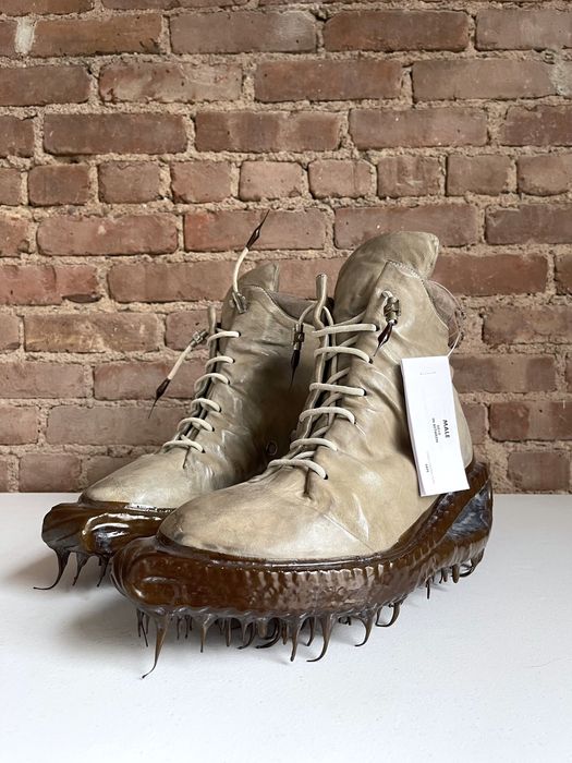 Carol Christian Poell Kangaroo Leather U-Sole Drip Sneakers (CCP 12 ...