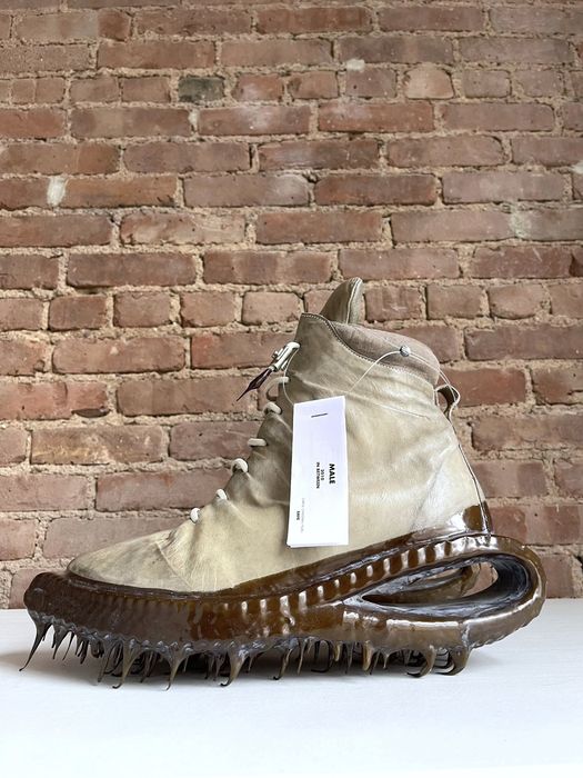 Carol Christian Poell Kangaroo Leather U-Sole Drip Sneakers (CCP 12 ...