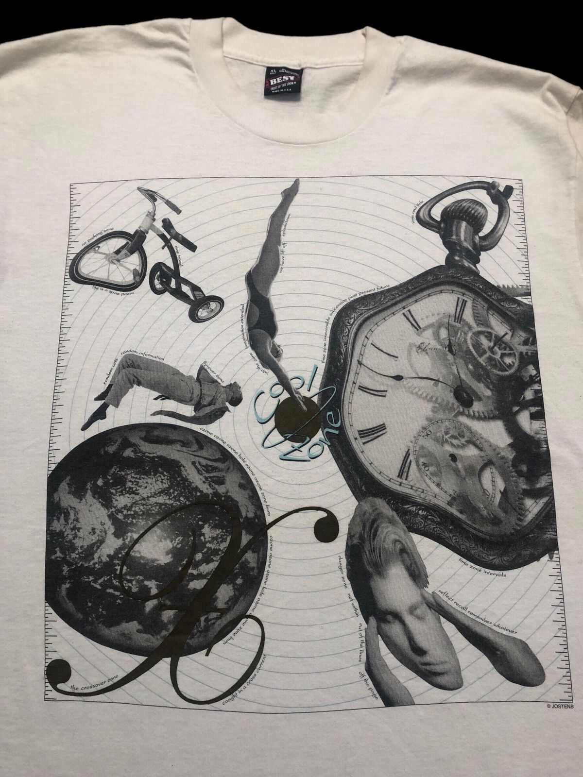 Vintage Vintage 90s Art Surrealist Tee T-Shirt XL Dalí Rare Jostens ...