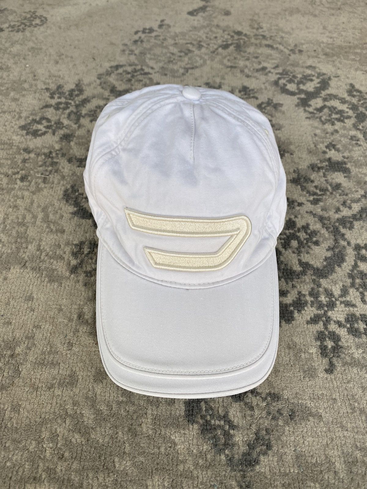 Designer × Diesel × Vintage Vintage 90’s Rare Big Logo Diesel D White ...