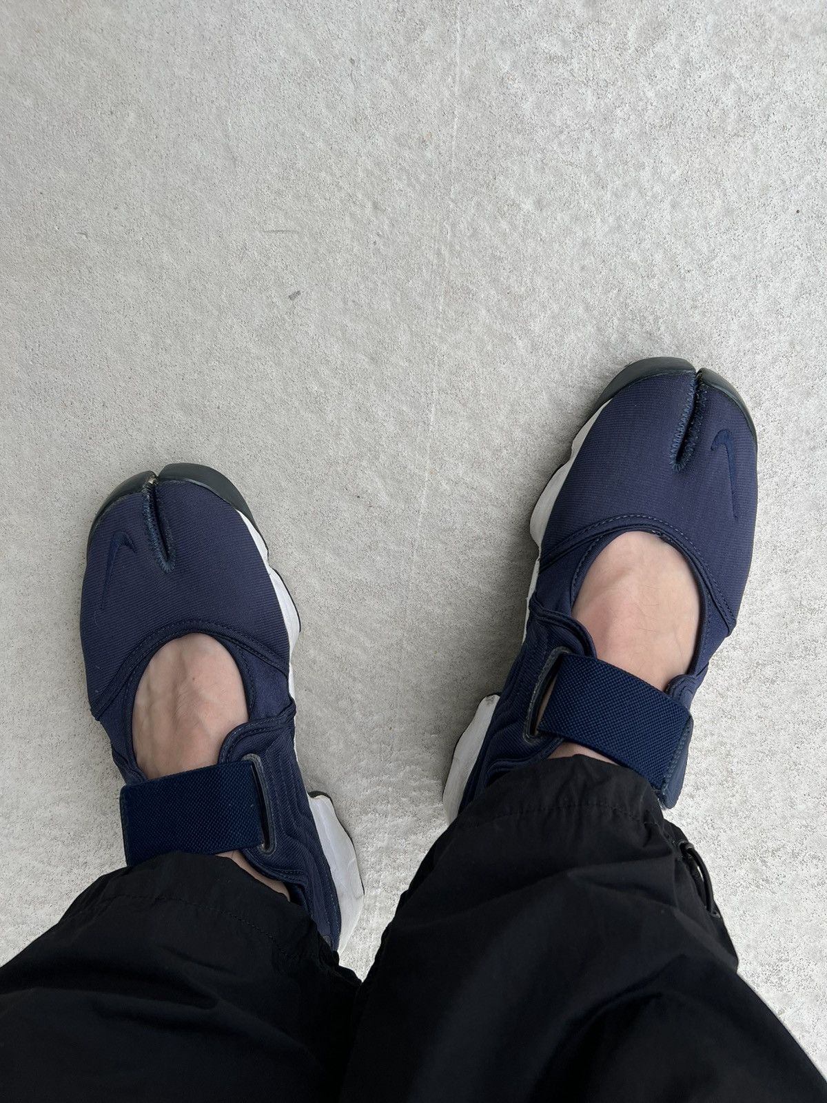 Japanese Brand × Nike × Vintage Nike Air Rift Shoes Tabi Sandals | Grailed