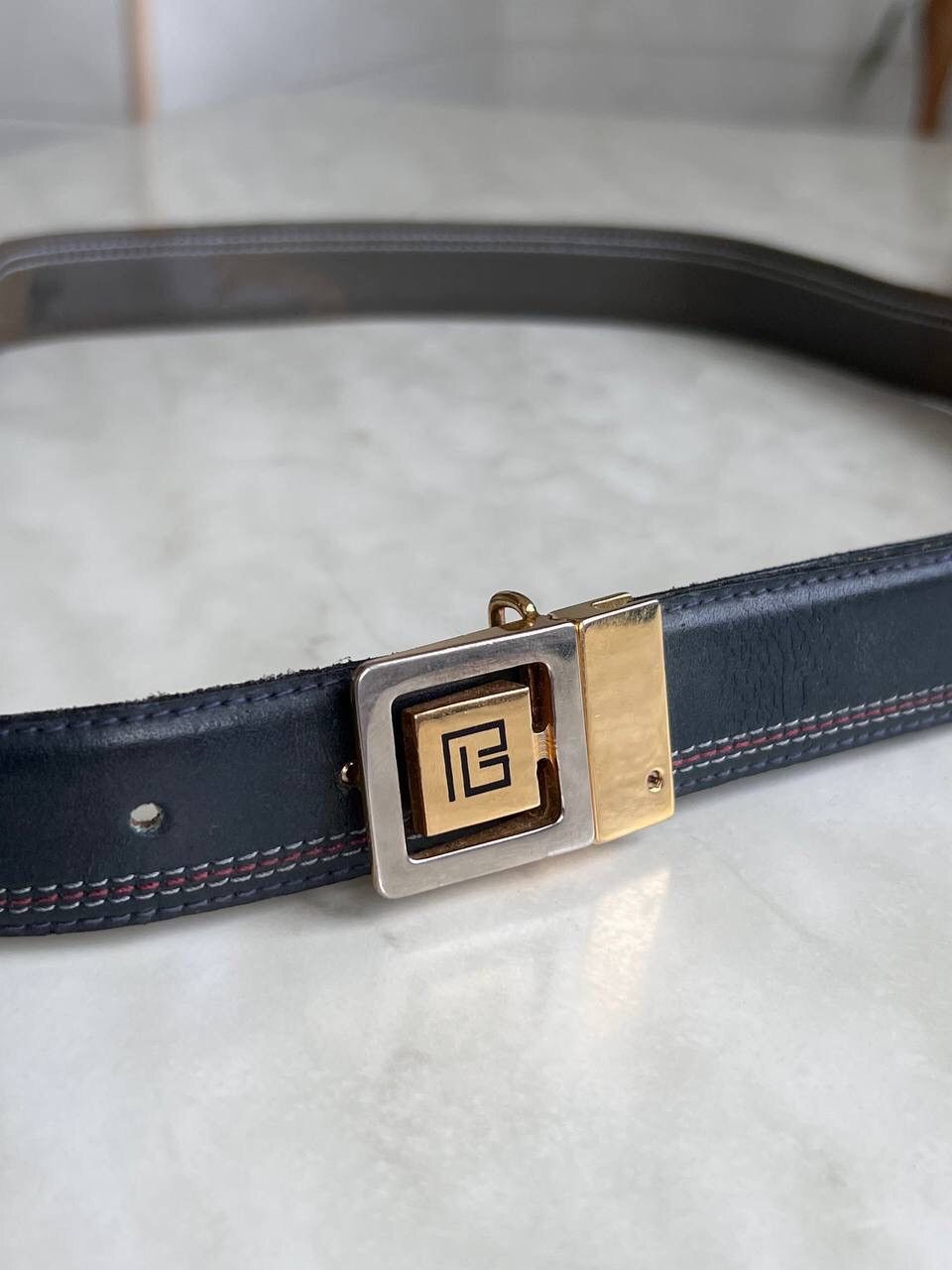 Balmain × Pierre Balmain 1990s Pierre Balmain Paris leather belt | Grailed