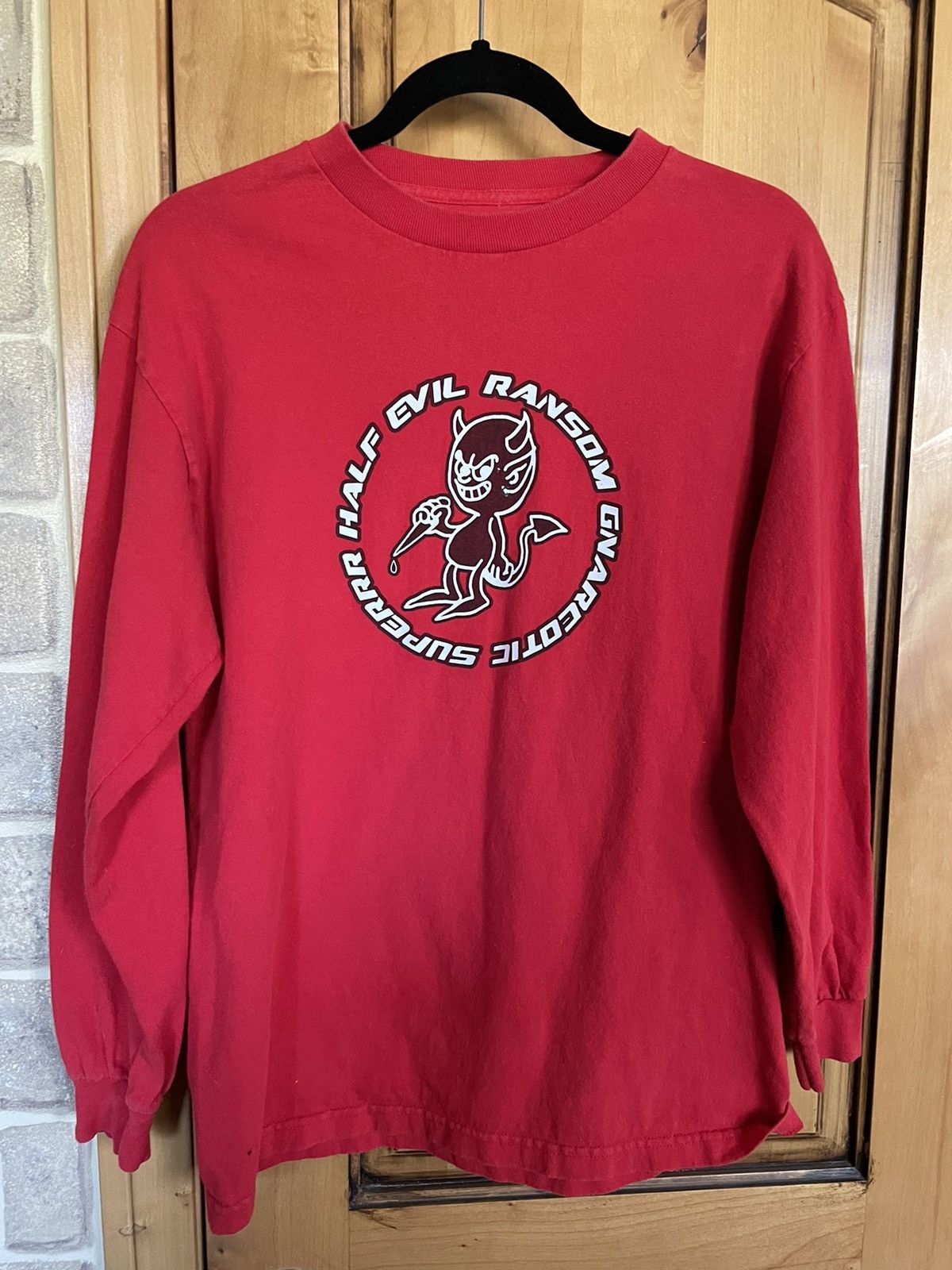 Ransom Clothing RARE OG RANSOM LONG-SLEEVE RED DEVIL SHIRT | Grailed