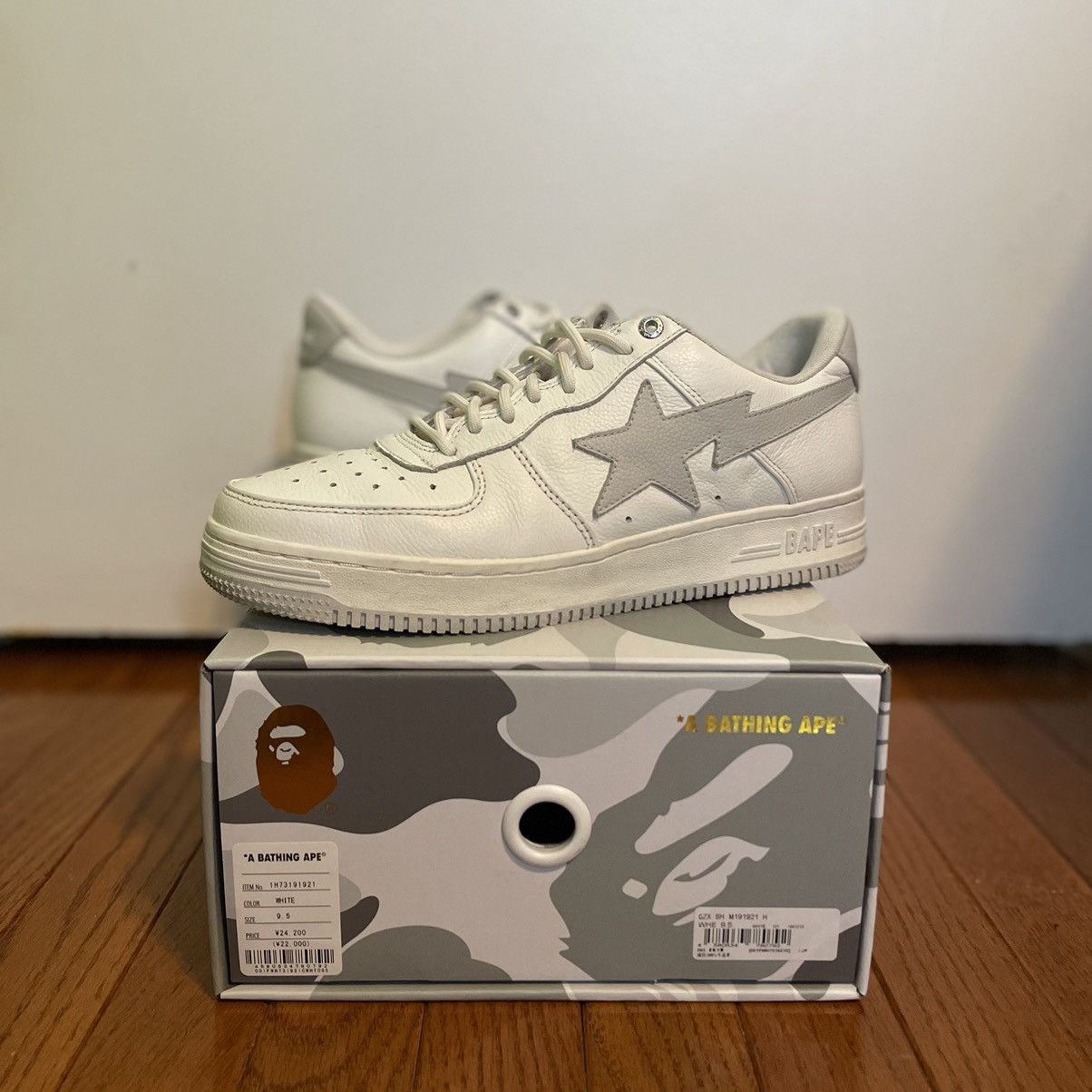 Bape JJJJound x Bapesta ‘White’ Size 9.5M US | Grailed