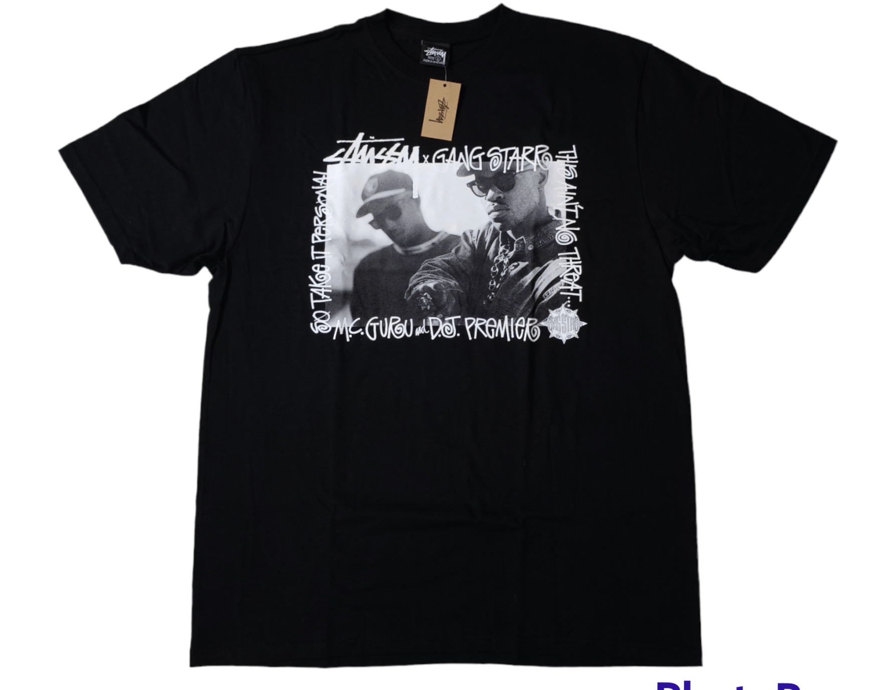 Rap Tees × Streetwear × Stussy Stussy X Gang Starr T-Shirt | Grailed