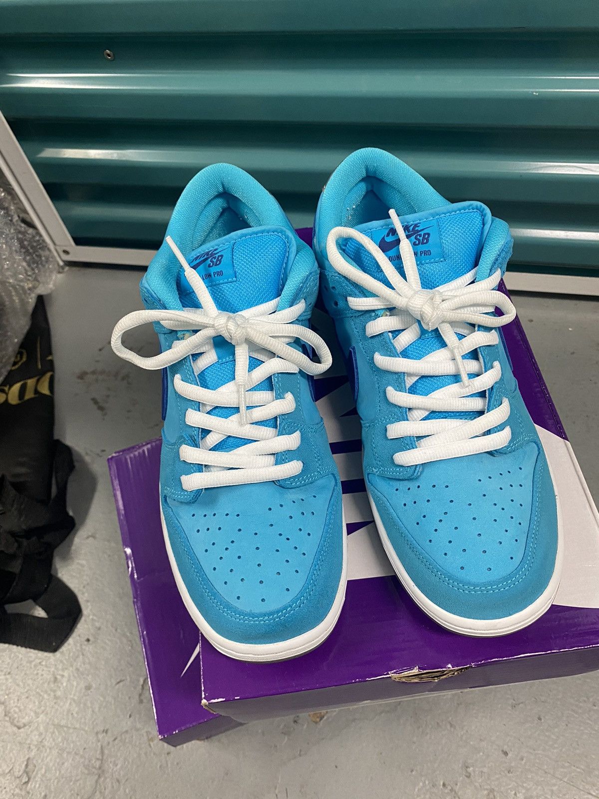 Nike Nike sb dunk low Blue Fury size 10 | Grailed