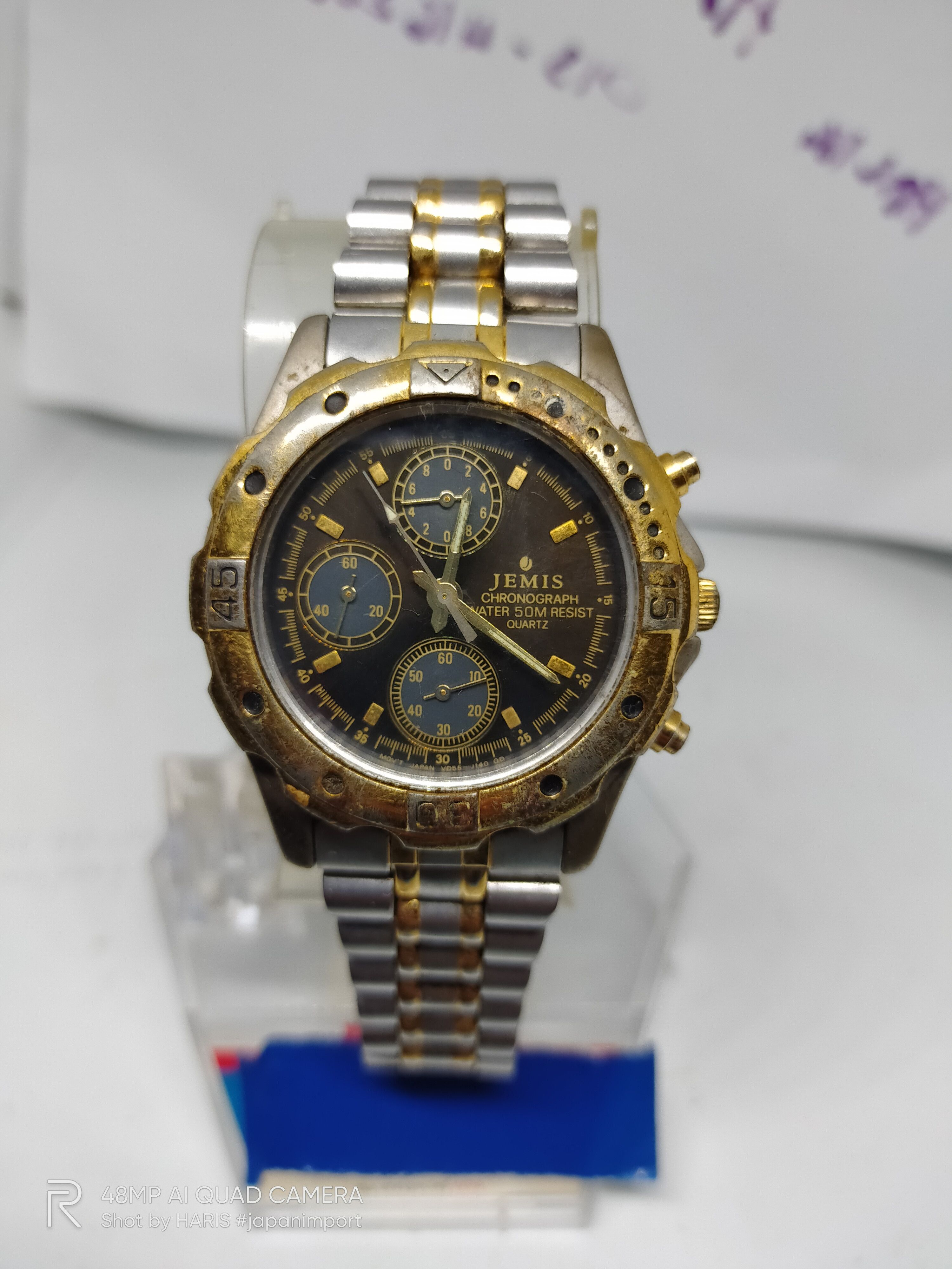 Japanese Brand × Very Rare RETRO OLD WATCH BT JEMIS (Not function ...