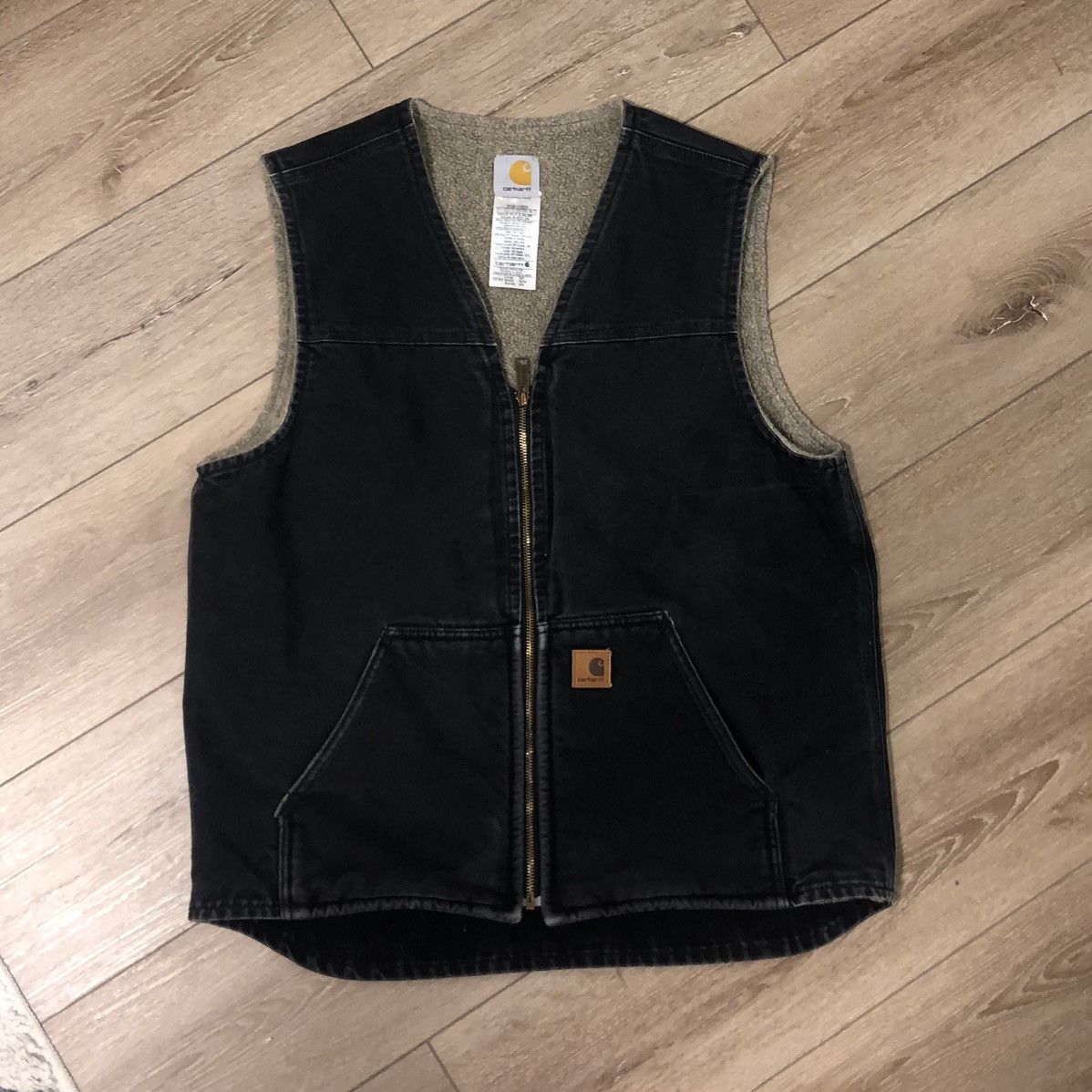 Carhartt Carhartt Sherpa Work Vest — V26 BLK | Grailed