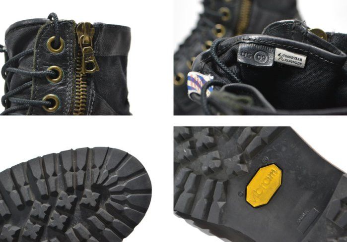 Visvim Visvim Black 15FW 7 Hole Folk Boots | Grailed