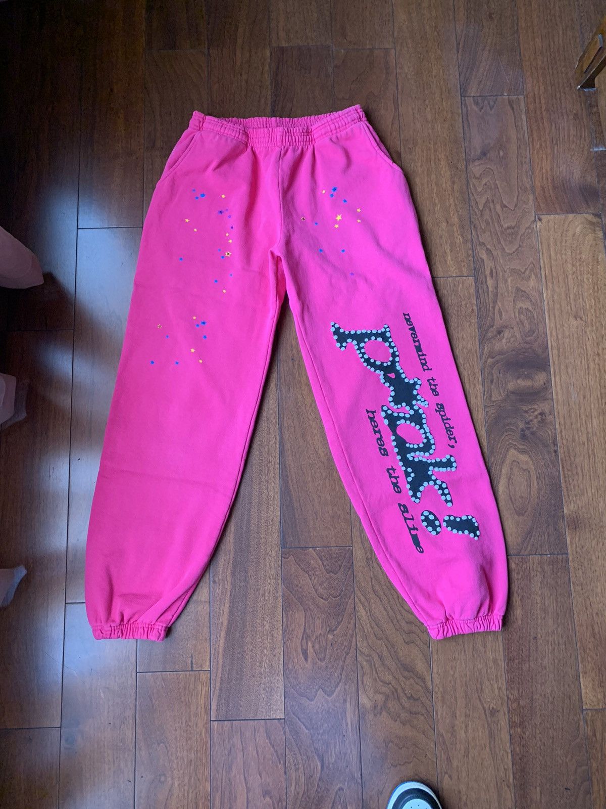 Spider Worldwide Sp5der Worldwide Punk sweatpants Pink | Grailed