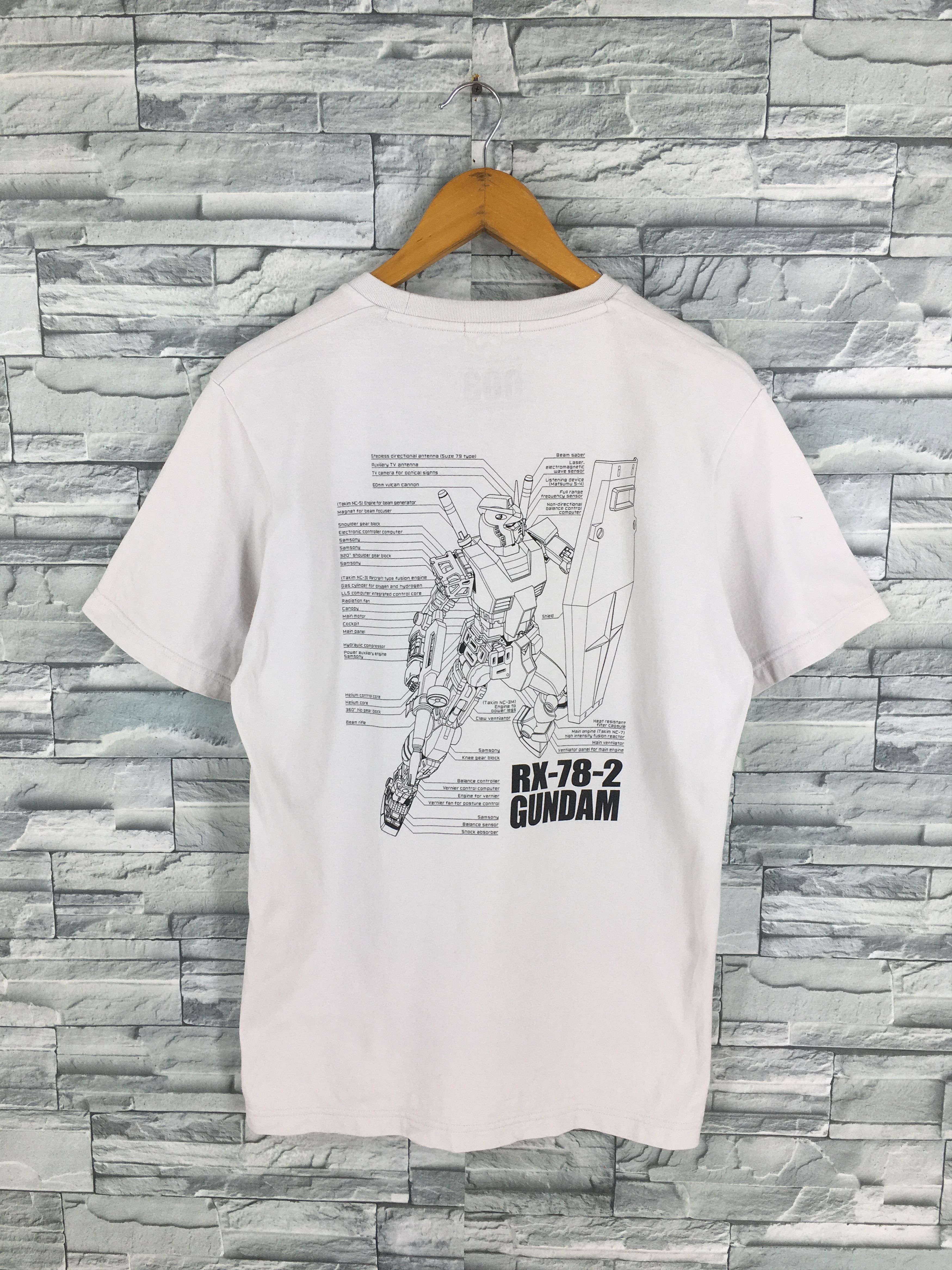 Uniqlo Gundam Japan Manga Robot Rx-78-2 Figure Tshirt Large | Grailed