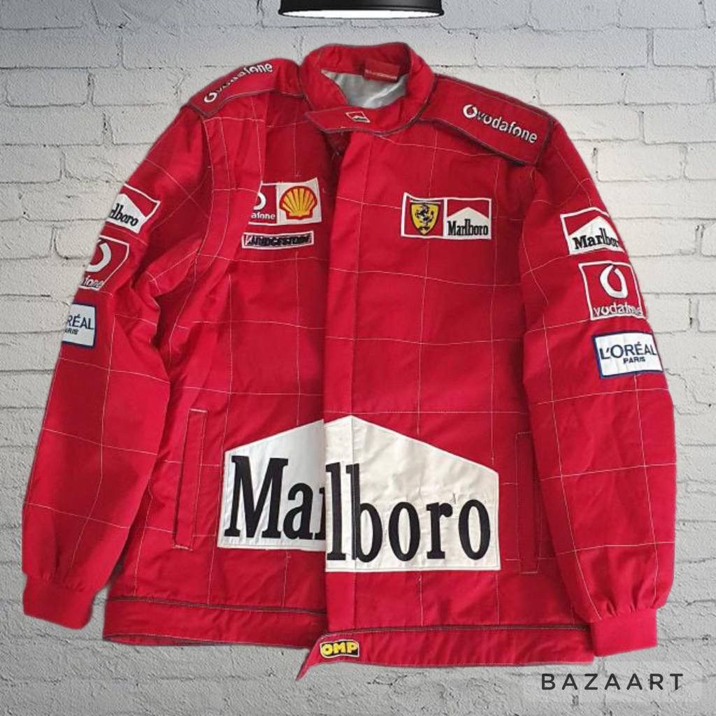 Ferrari × Marlboro Vintage Marlboro Ferrari F1 Racing Jacket | Grailed