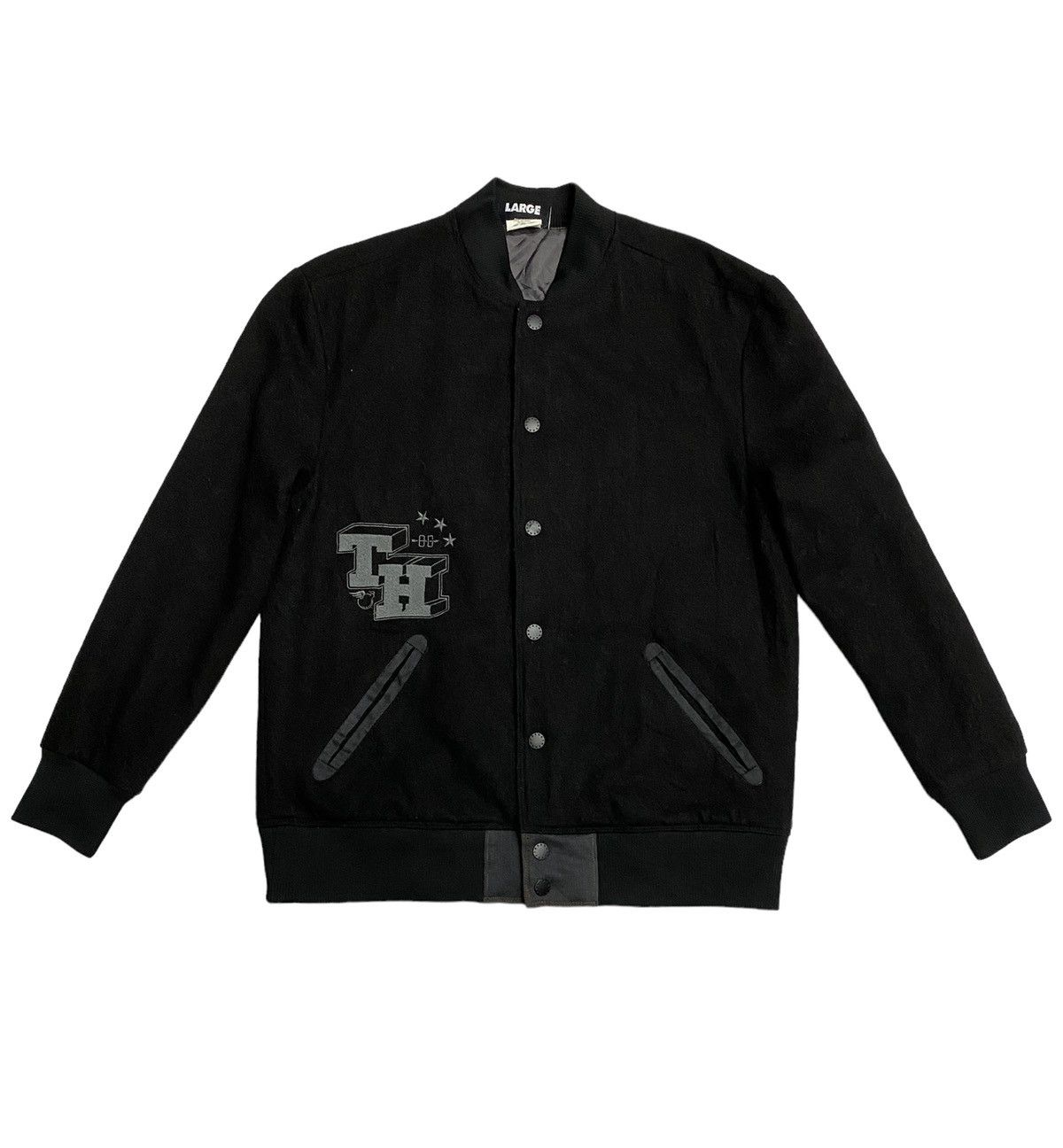 The Hundreds × Varsity Jacket The Hundreds Wool Varsity Jacket (B8 ...