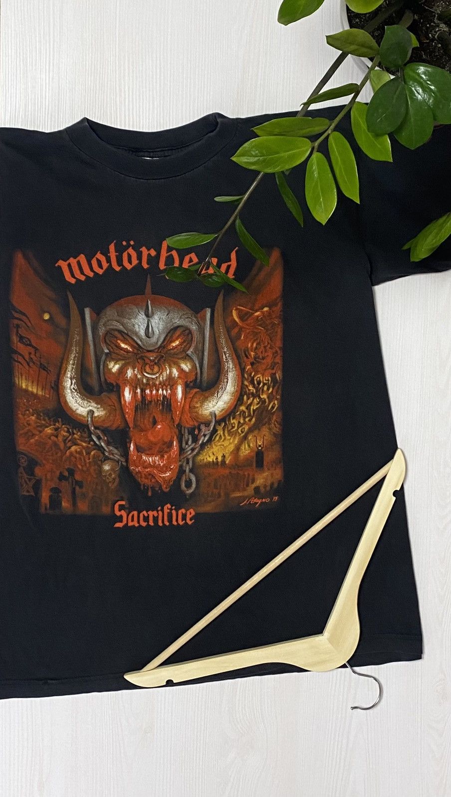 Vintage Vintage 1995 Motörhead Sacrifice Metal Band Tour T-shirt | Grailed